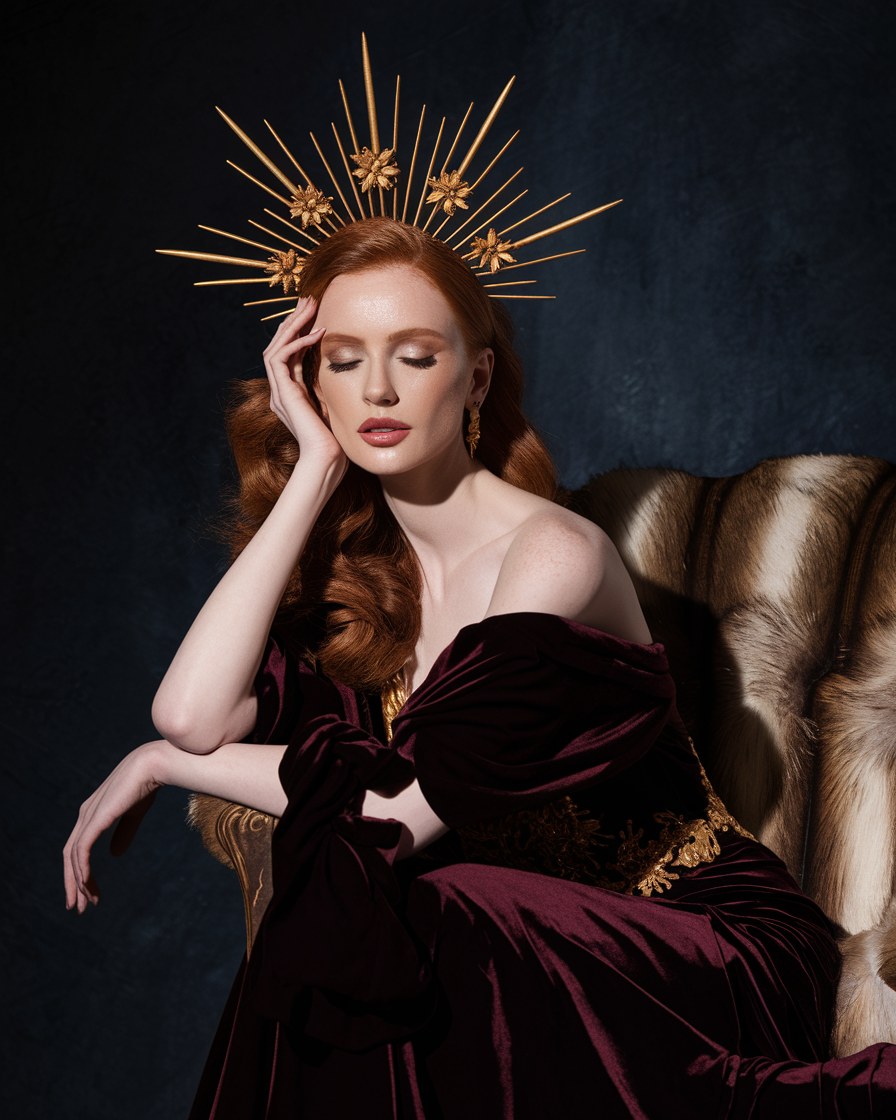 Regal Velvet Portrait Photo on Lummi