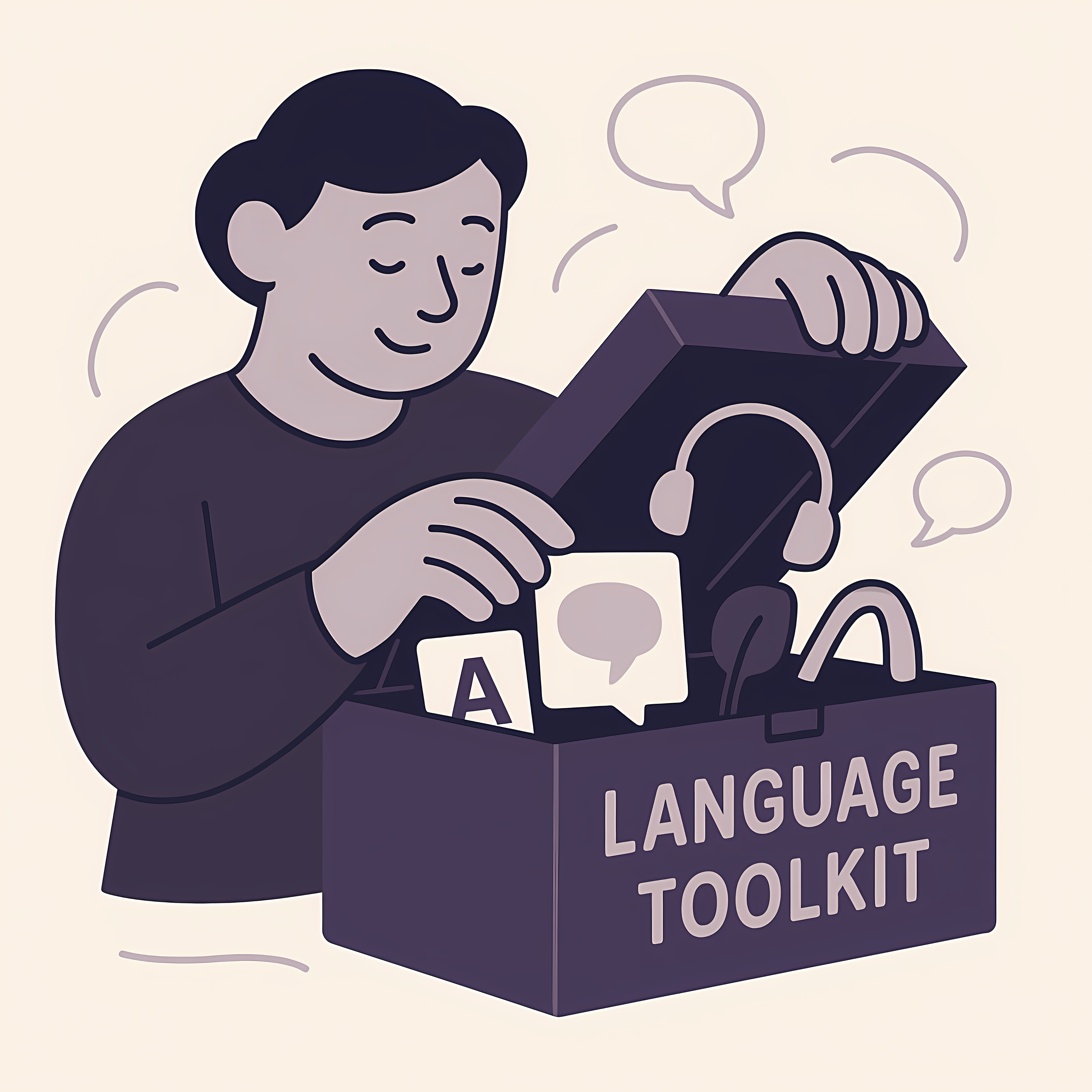 Language Toolkit Art Illustration on Lummi