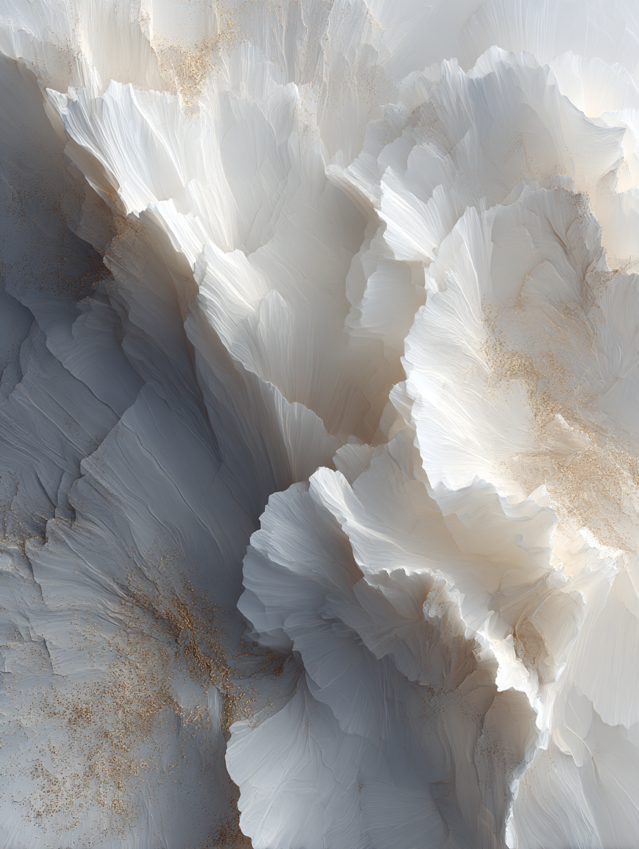 Ethereal Layered Forms Illustration on Lummi