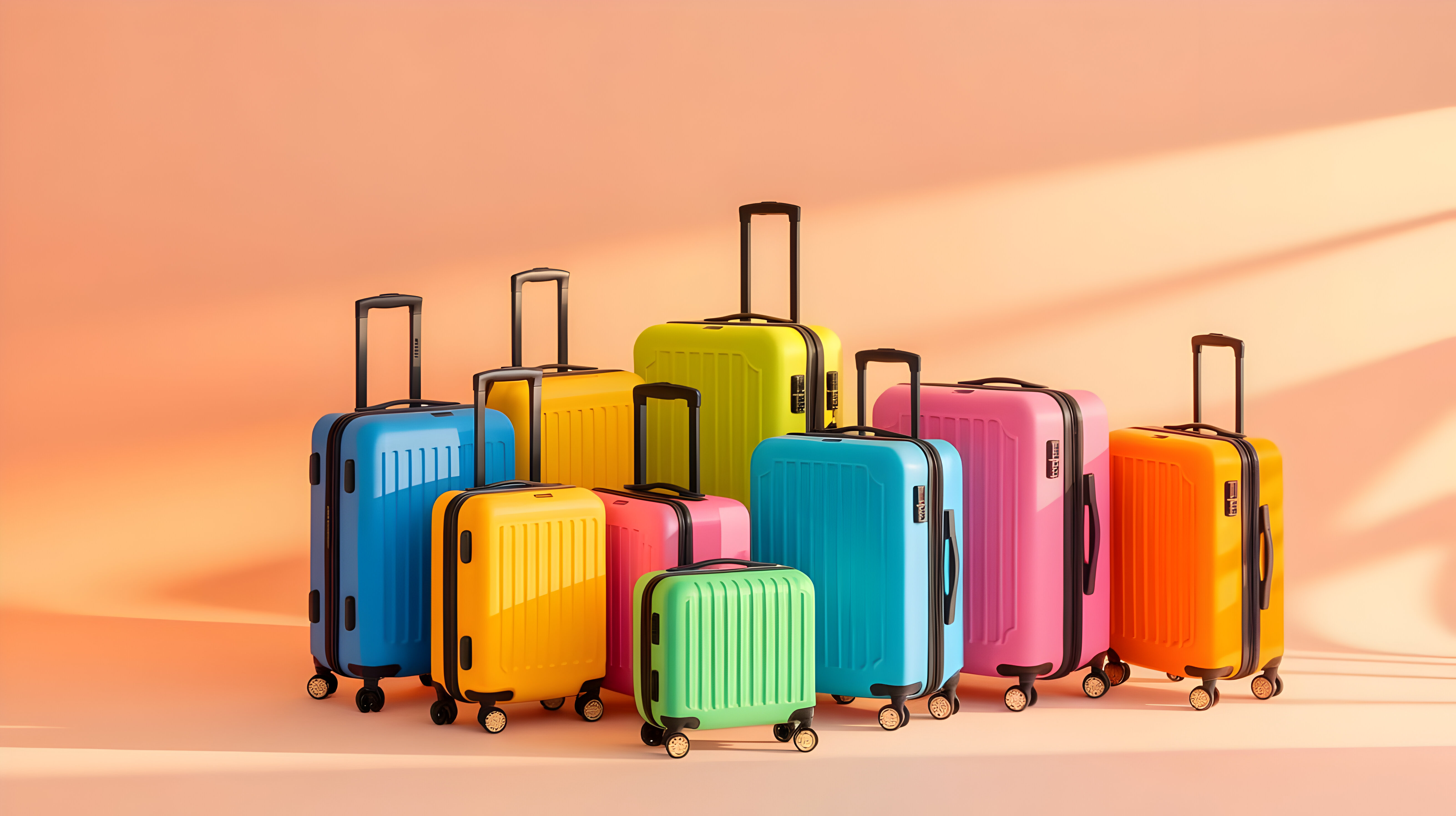Colorful Suitcases Display Photo on Lummi