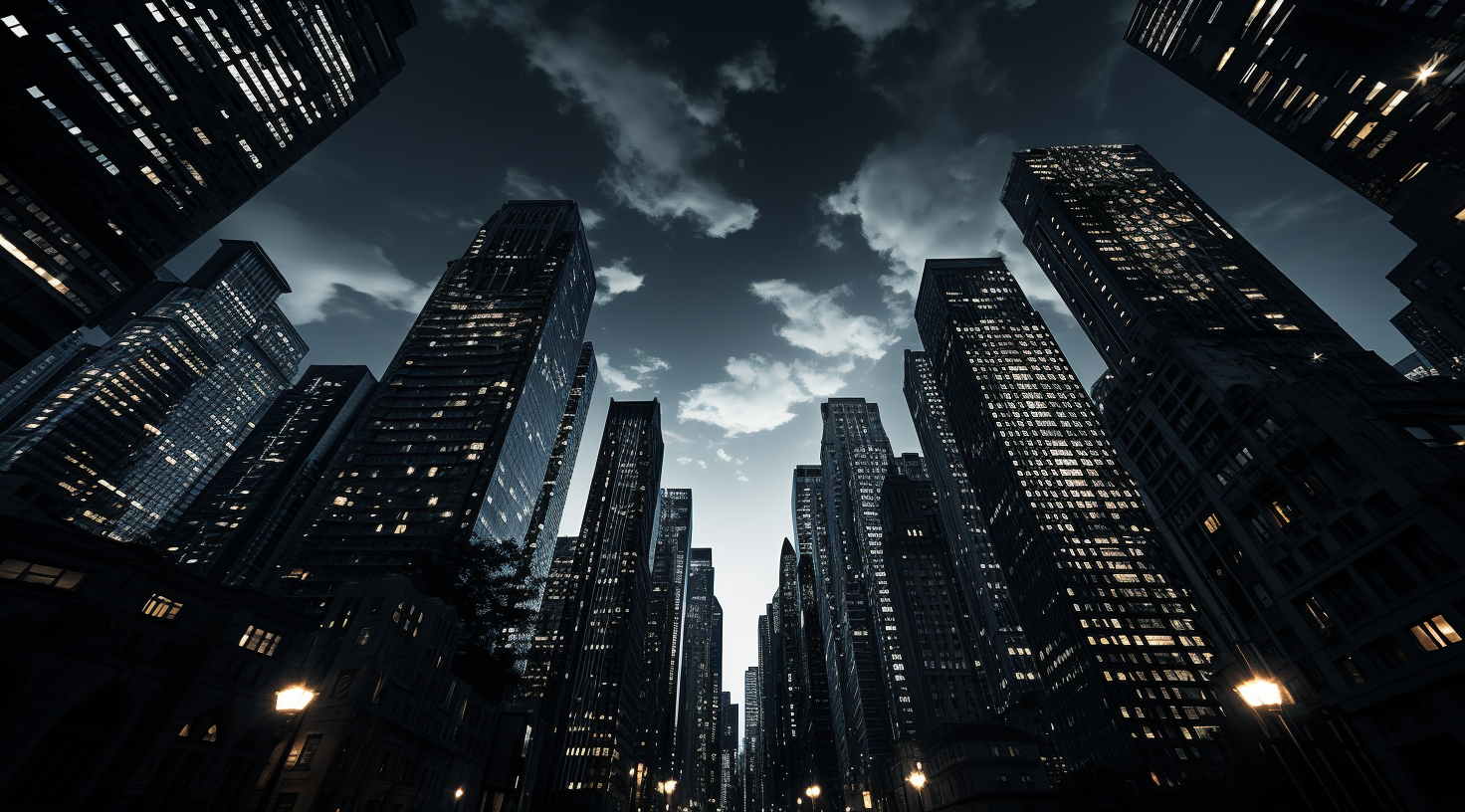 Twilight Urban Canyons Photo on Lummi