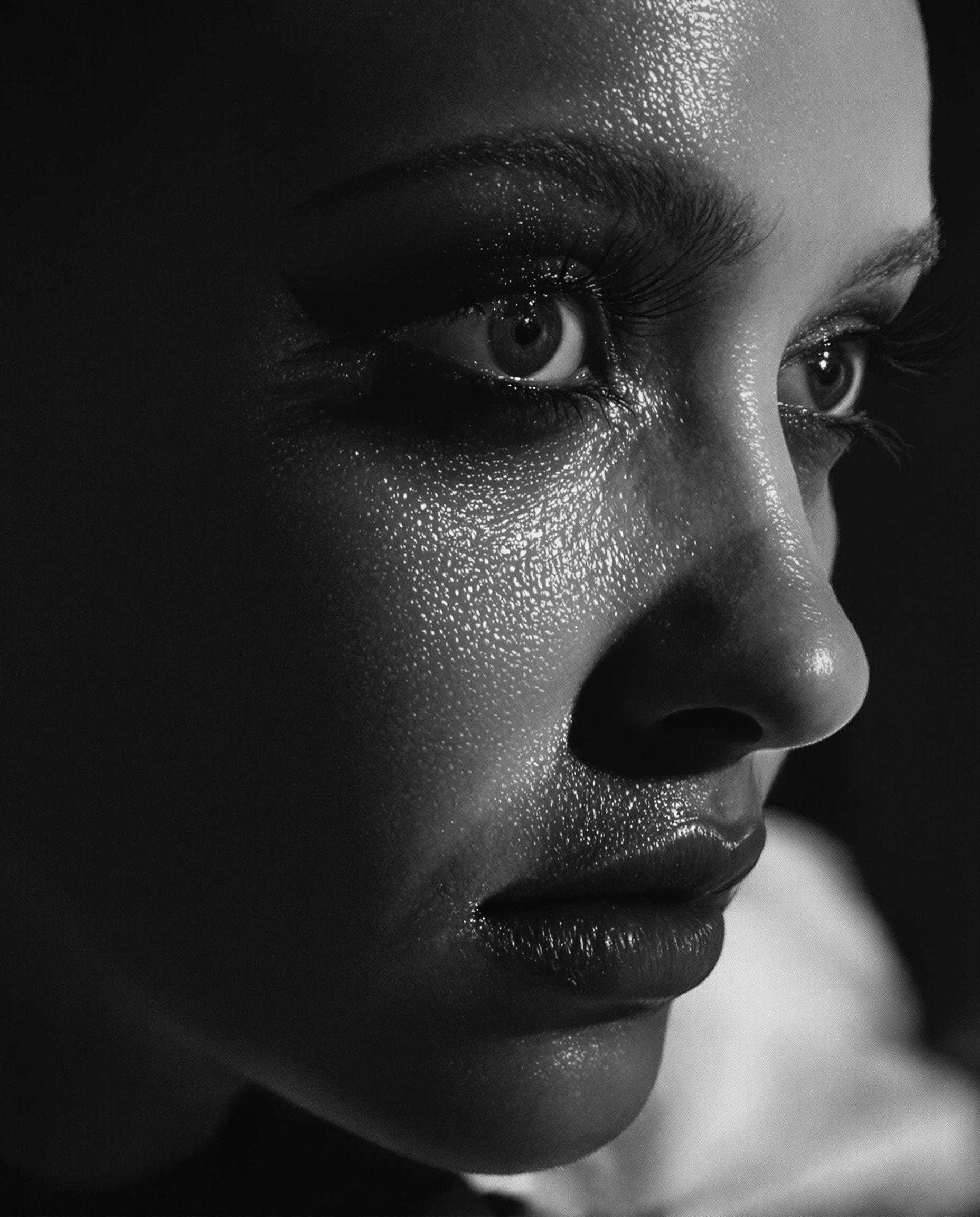 Dramatic Portrait Close-Up Photo on Lummi