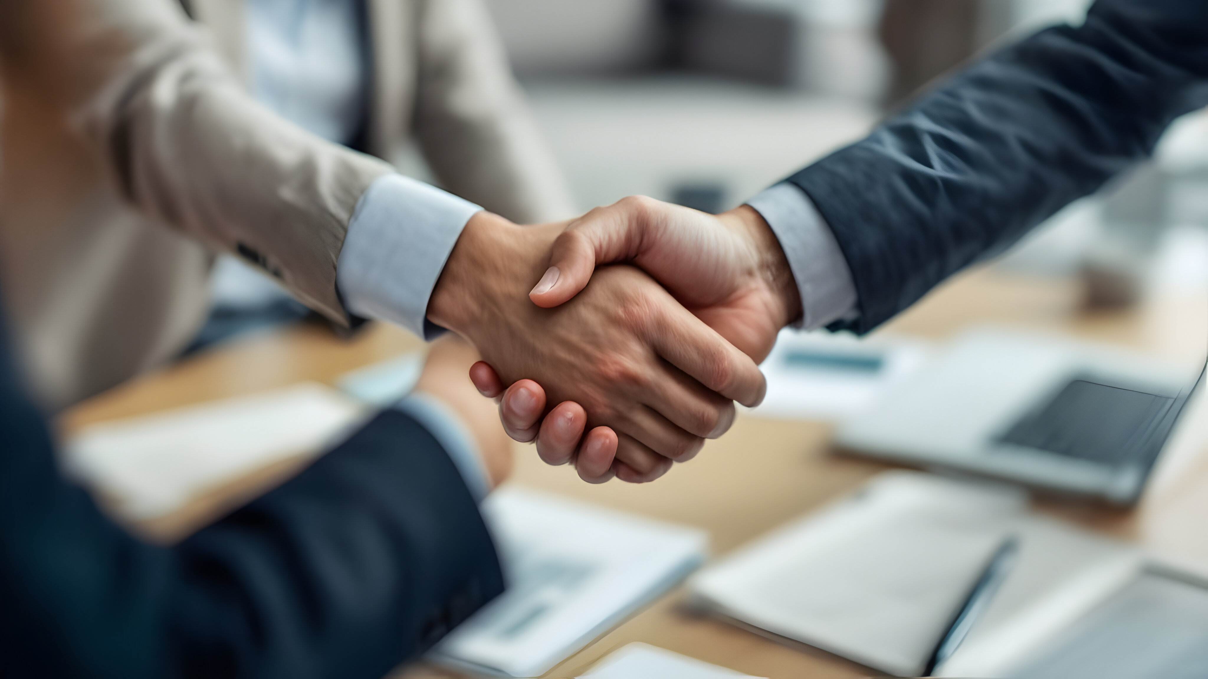 Professional Handshake Photo on Lummi