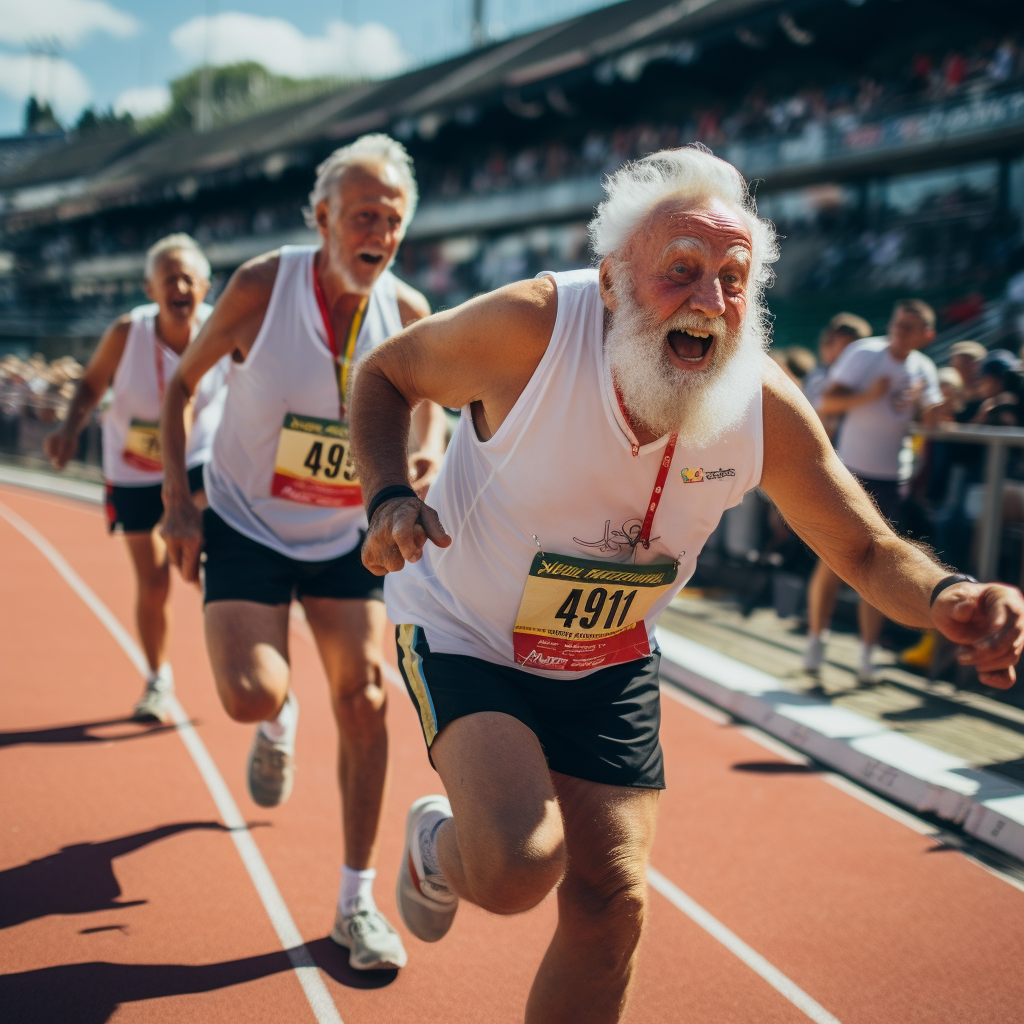 Race of Lifelong Runners Photo on Lummi