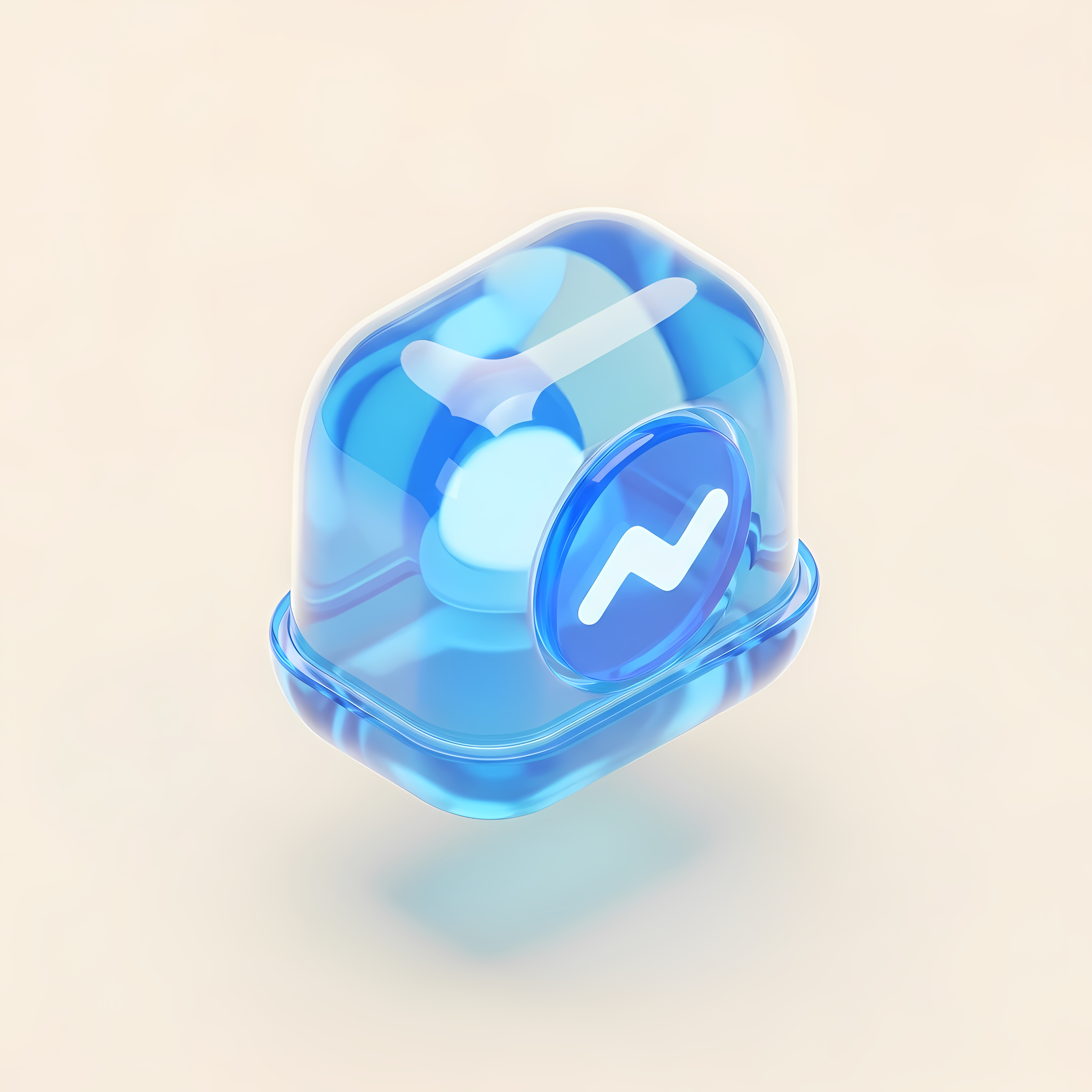 Translucent Capsule Art 3D Image on Lummi