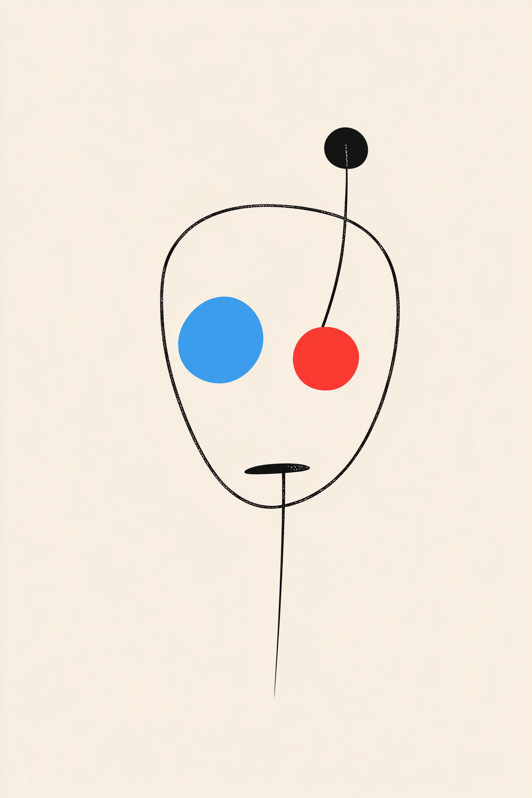 Lummi Illustration - Abstract Face Composition