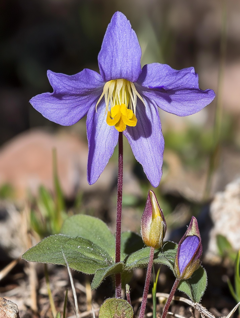 Striking Purple Flower Photo on Lummi
