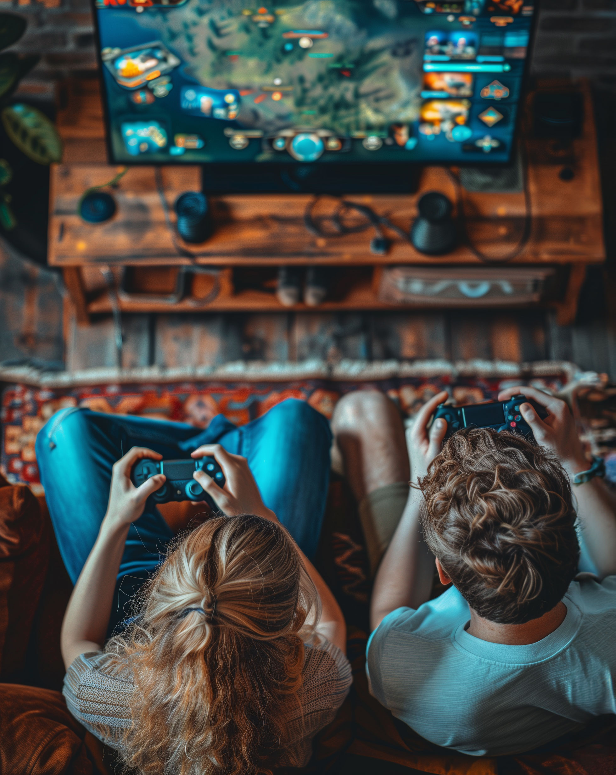 Couple Gaming Together Photo on Lummi
