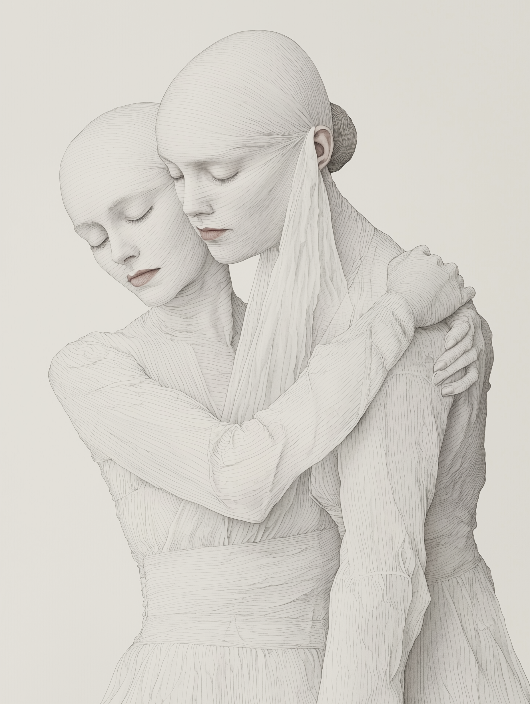Ethereal Embrace Illustration On Lummi