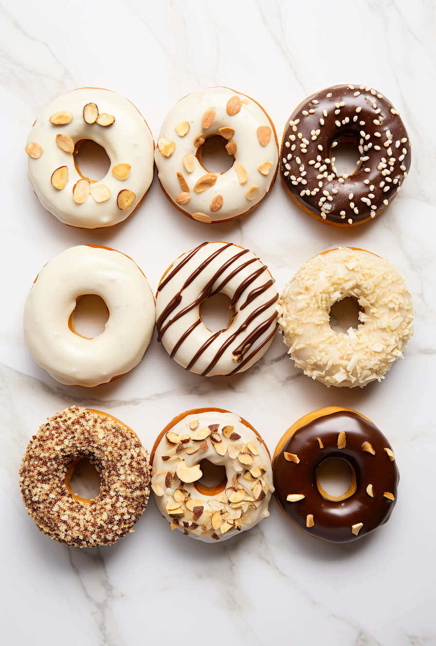 Assorted Gourmet Donuts Display Photo on Lummi