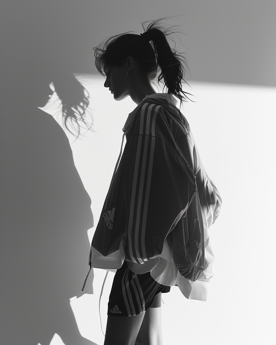 High Contrast Adidas Portrait Photo on Lummi