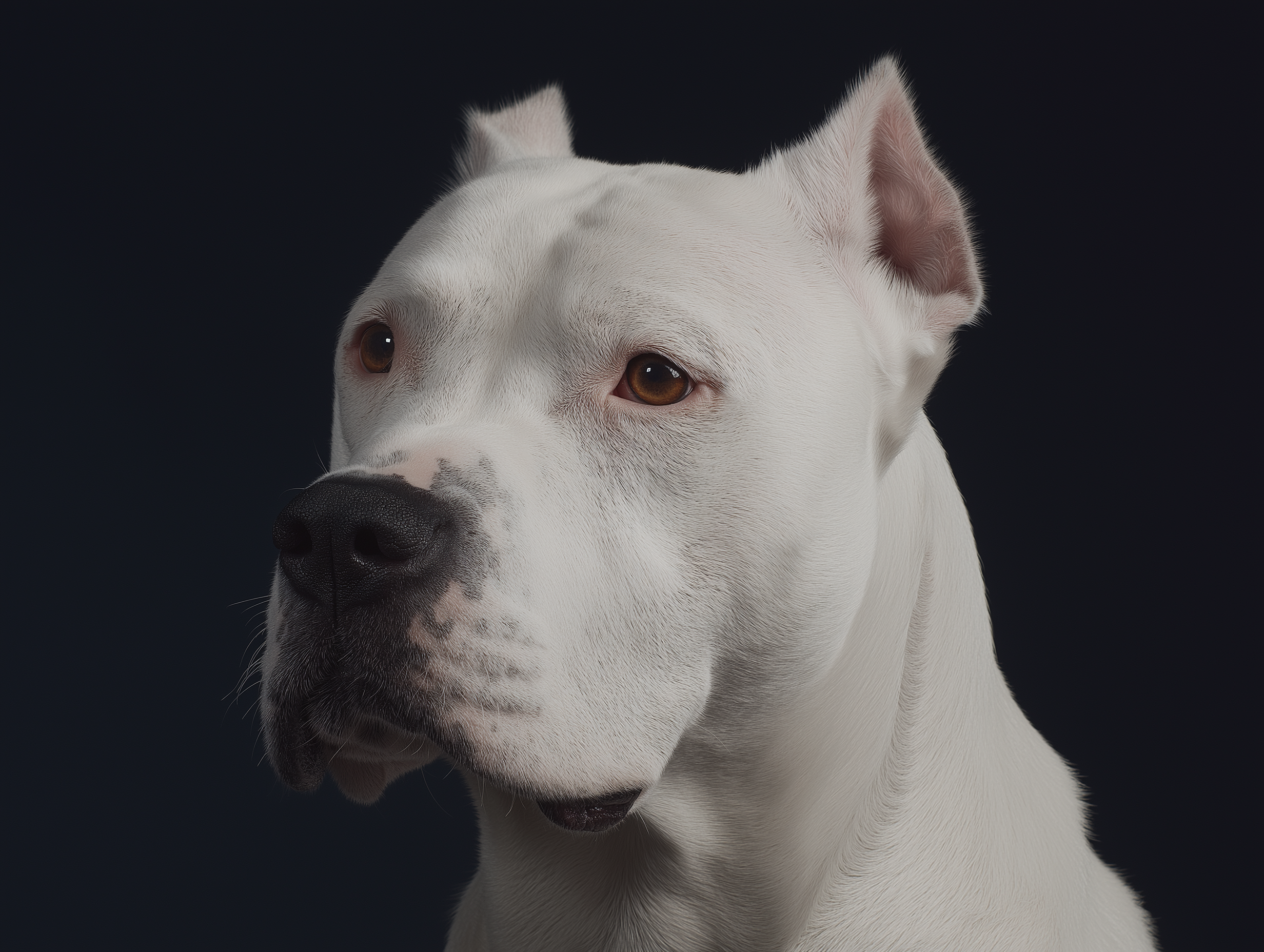 Cute Dogo Argentino Close-Up Photo on Lummi