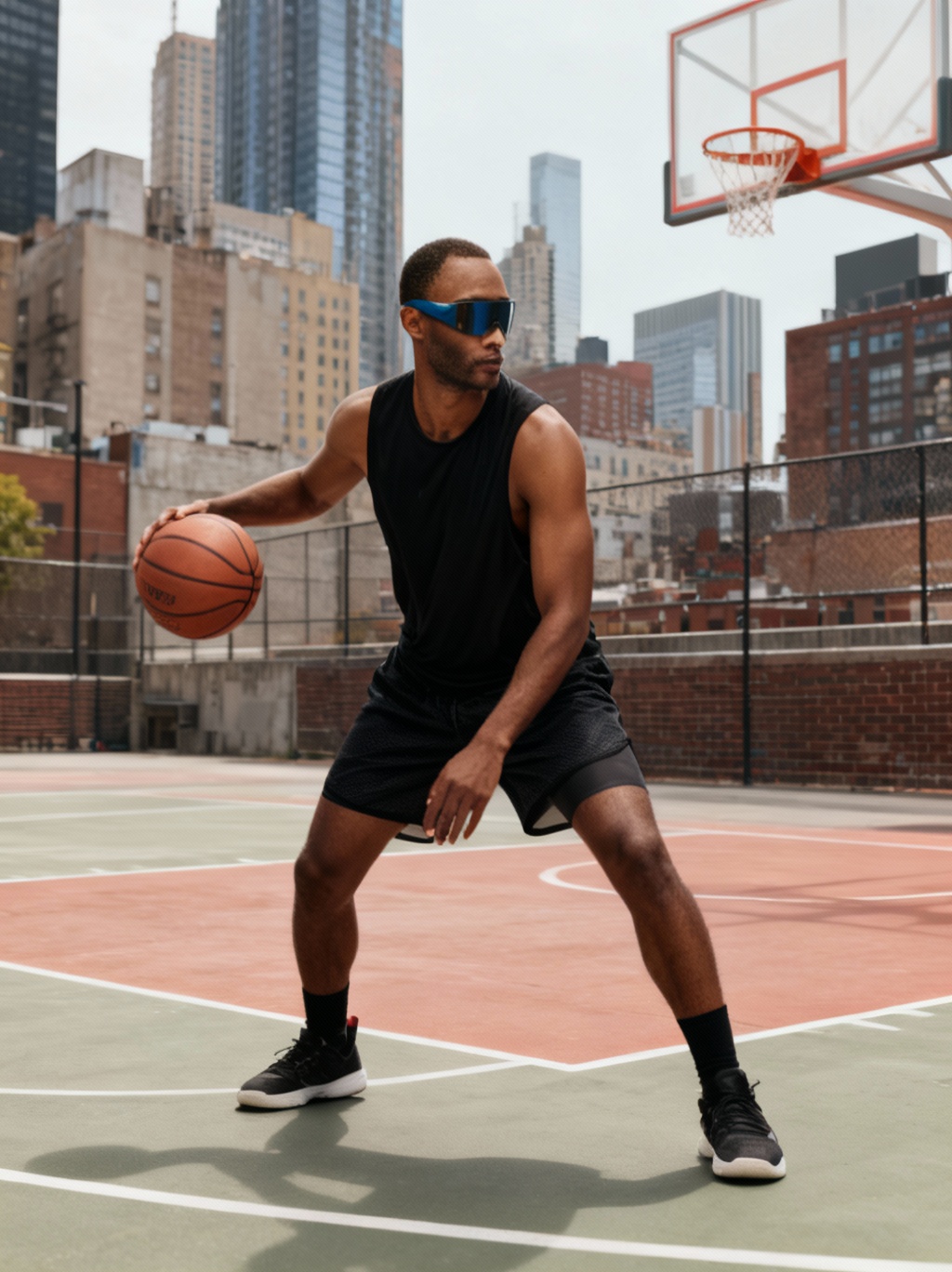 Urban Basketball Scene Photo on Lummi