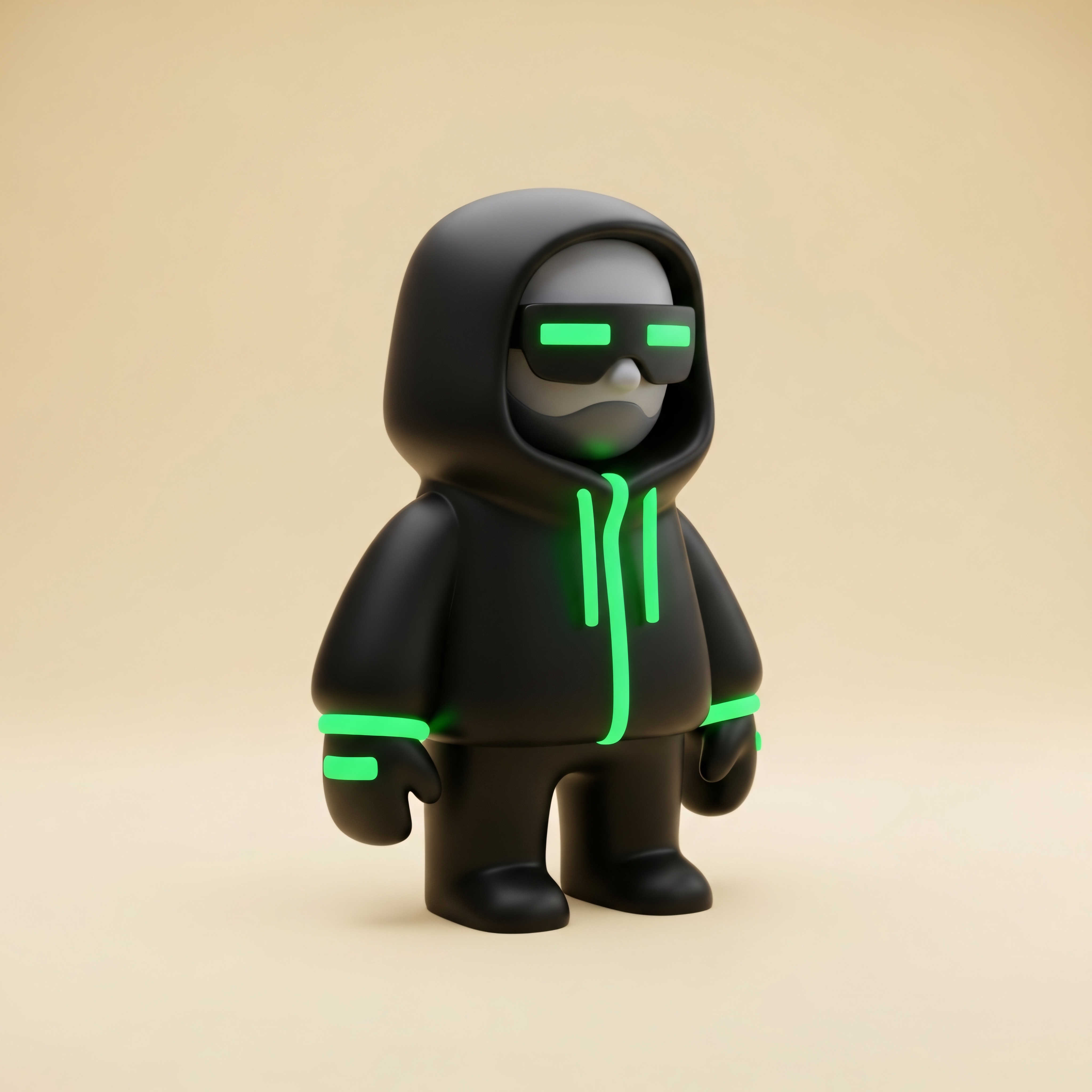 Minimalist 3D Character 3D Image on Lummi