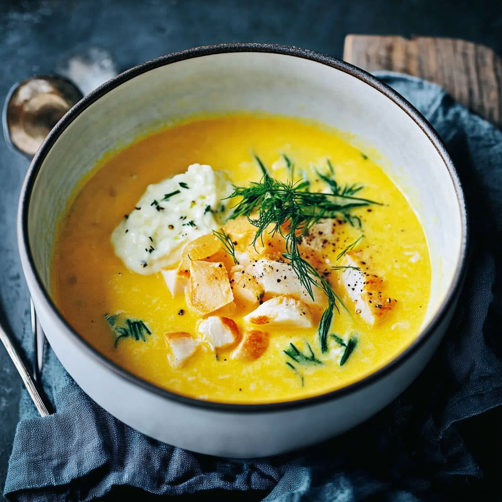 Yellow Fish Soup Photo on Lummi