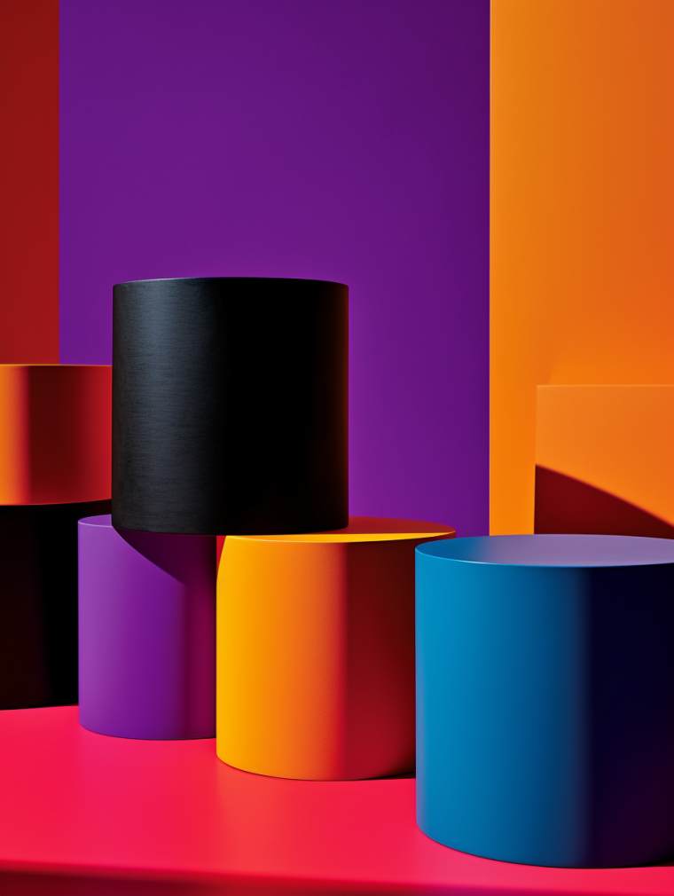 Vibrant Geometric Spectacle Photo on Lummi