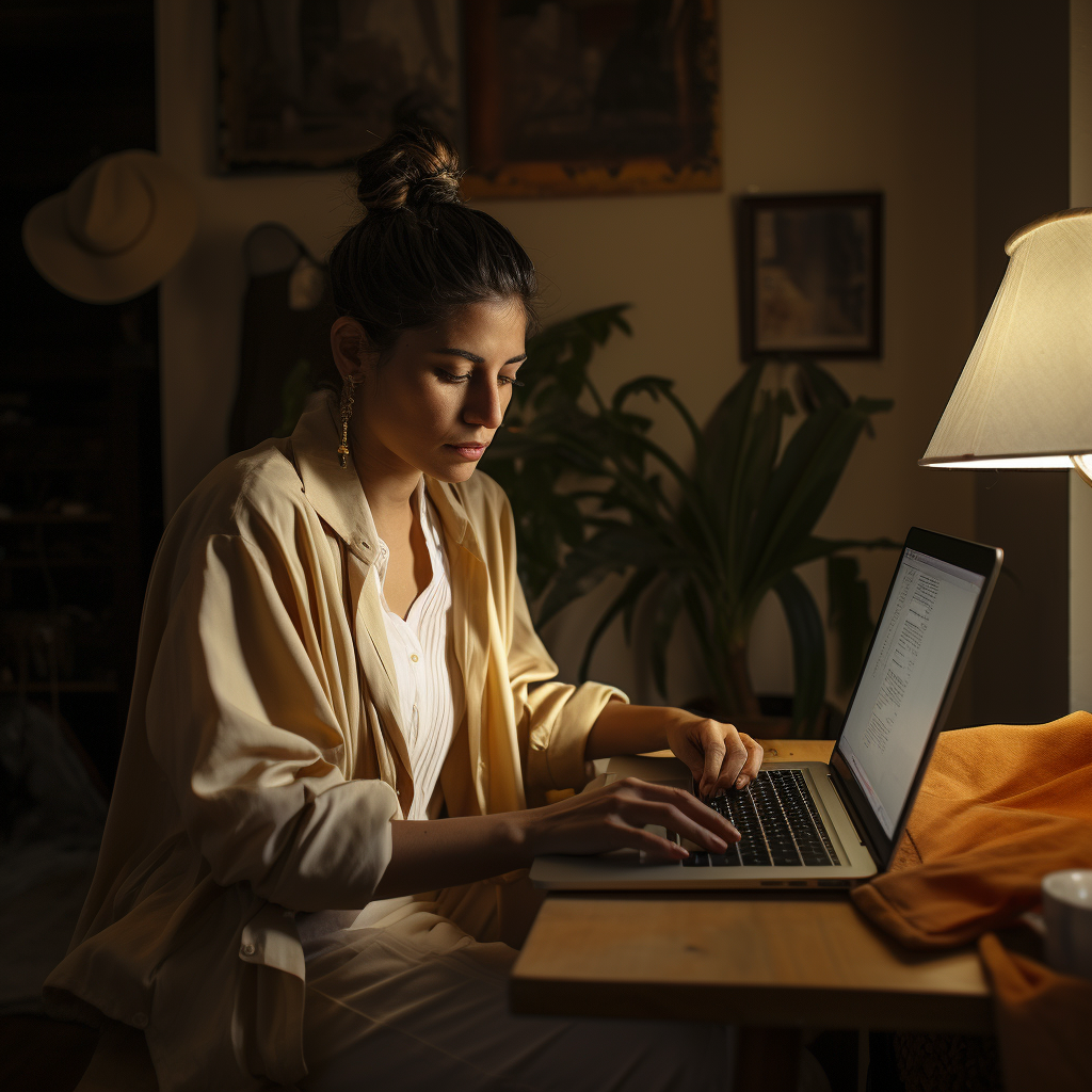 Evening Work Ambiance Photo on Lummi