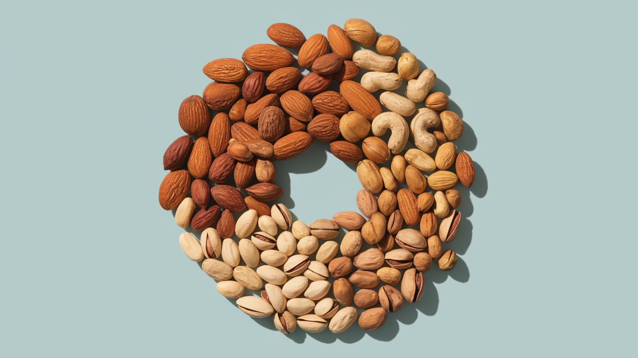 Circular Nuts Pattern Photo on Lummi