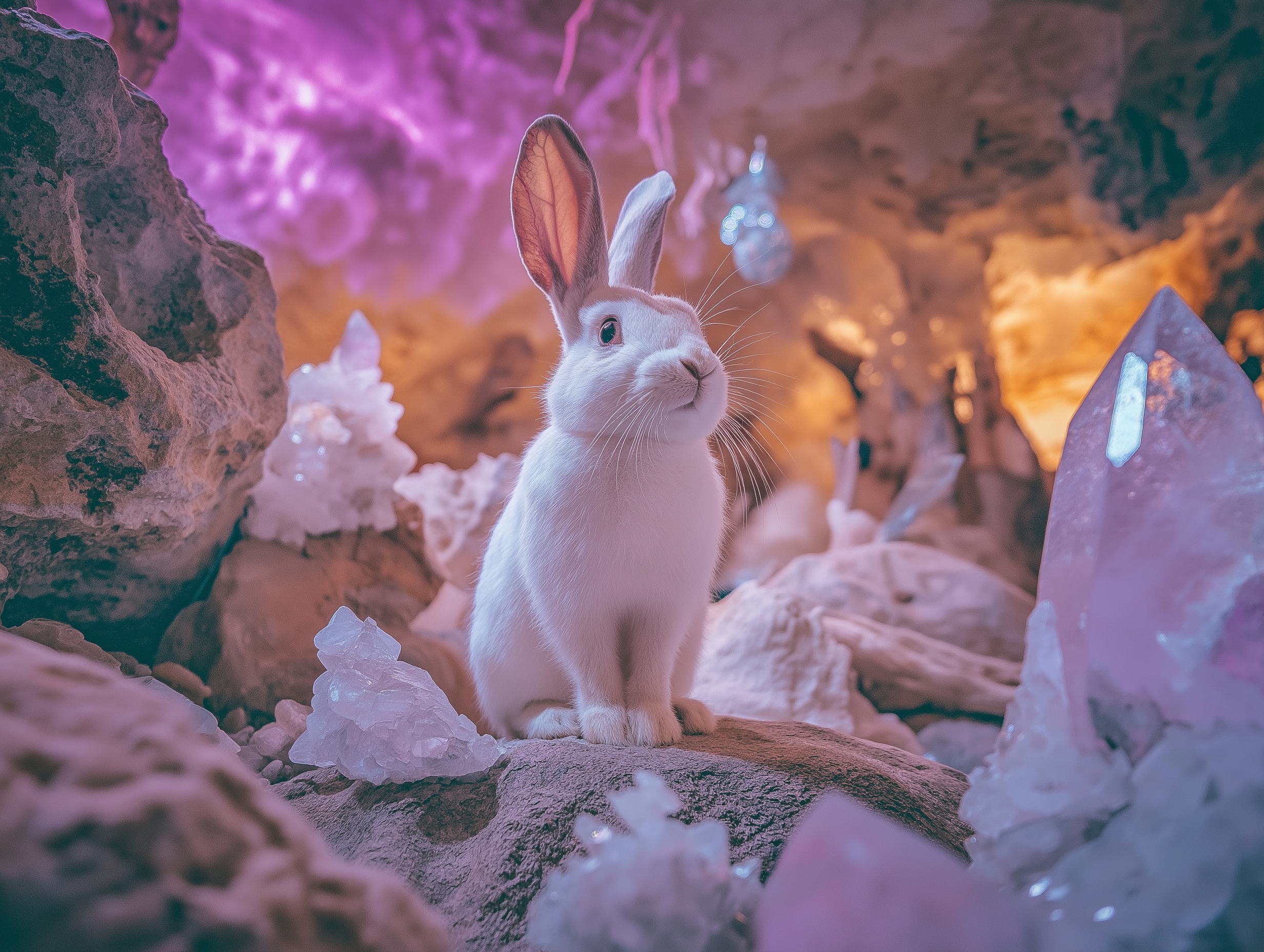 Mystical Rabbit in Crystal Cave Photo on Lummi