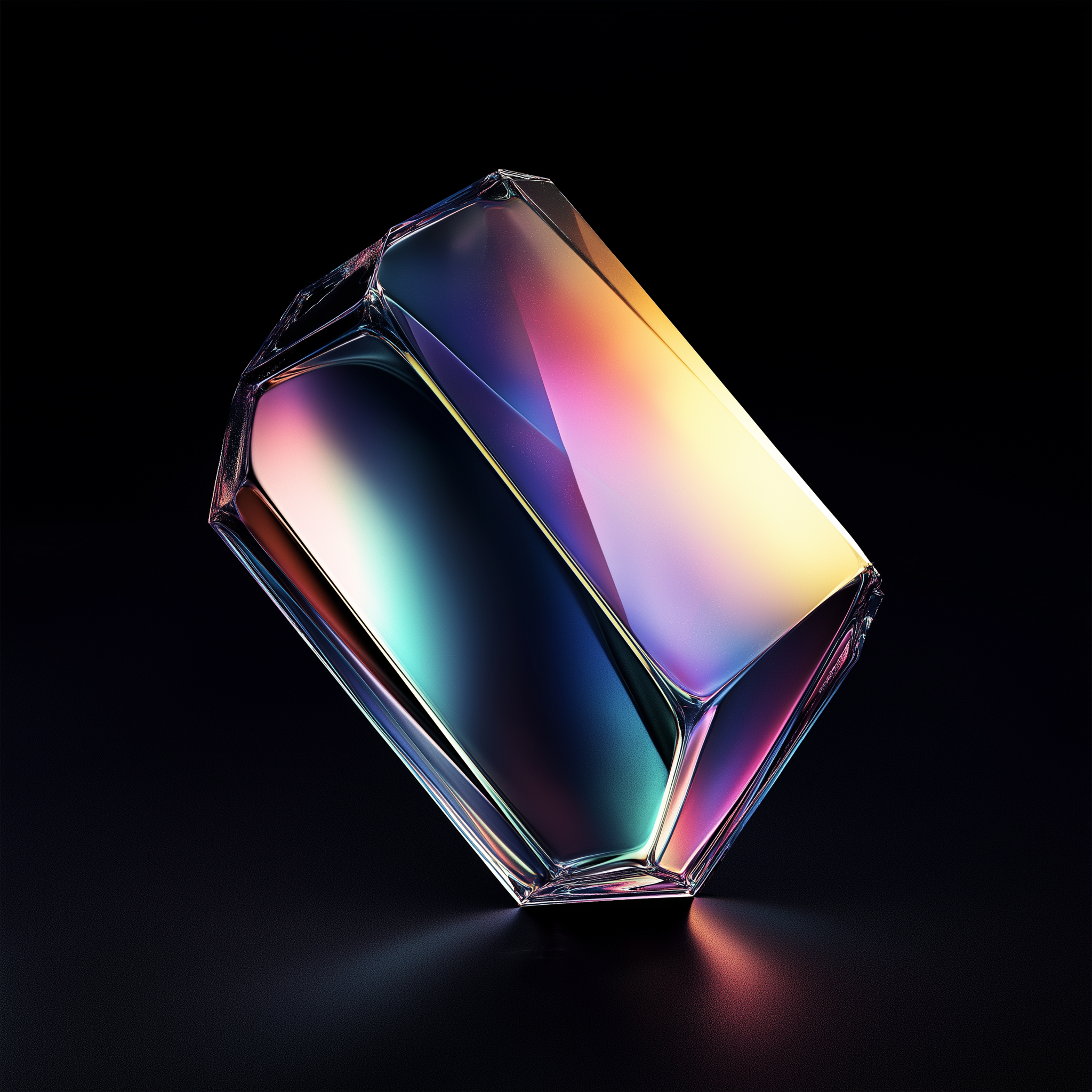 Futuristic Crystal Object 3D Image on Lummi