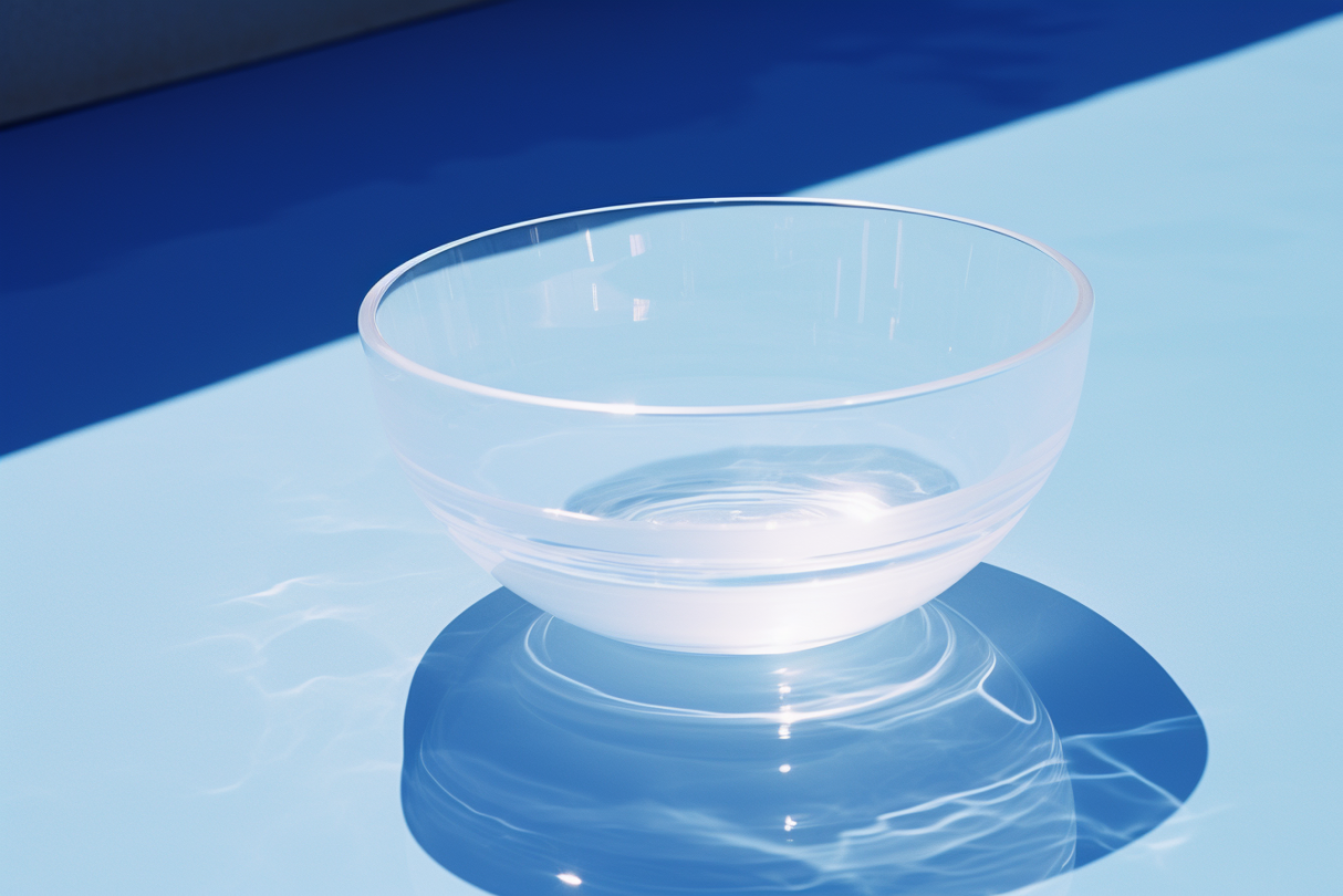 Lummi Photo - Serene Gradient Bowl Reflections