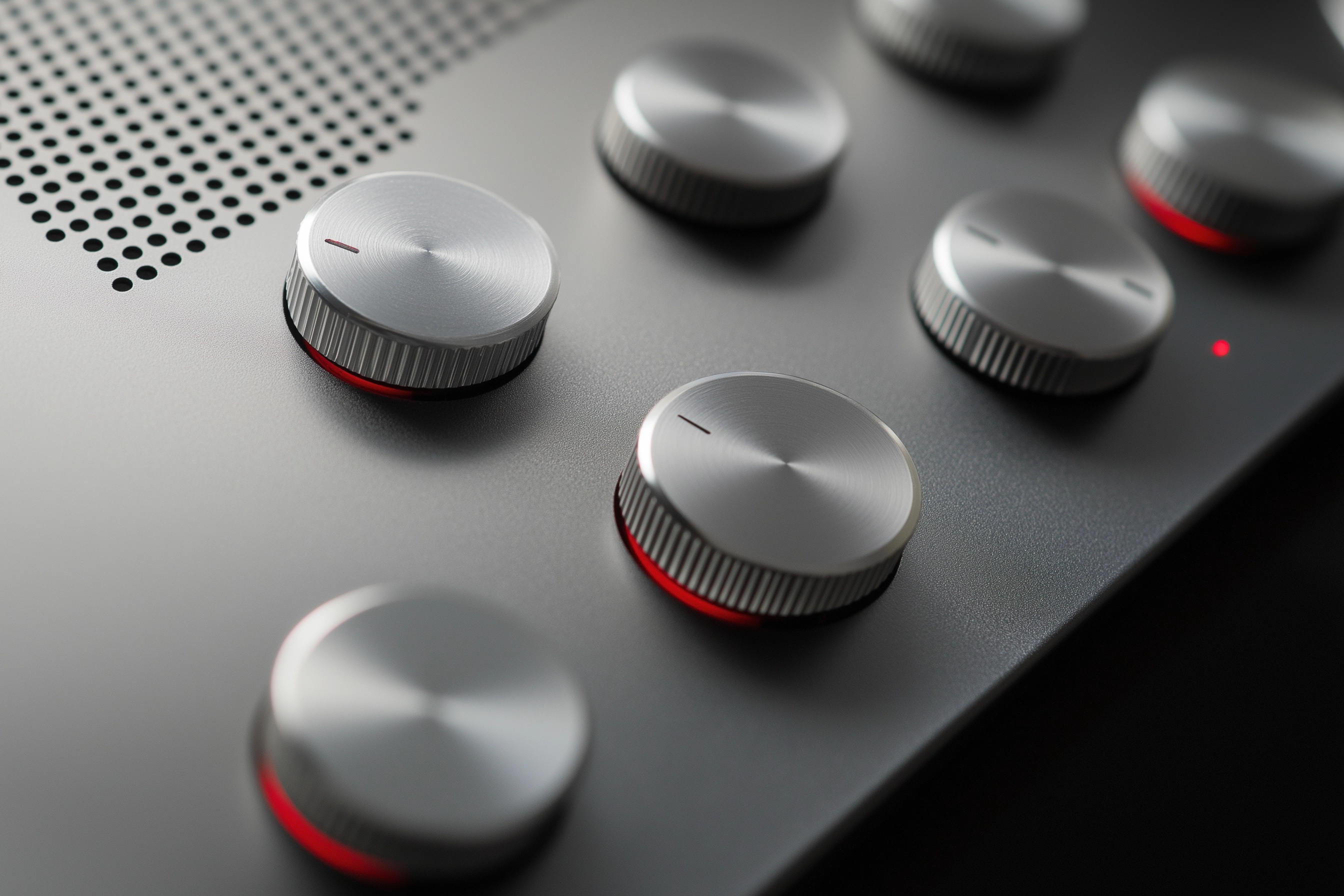 Modern Control Panel Close-Up Photo on Lummi