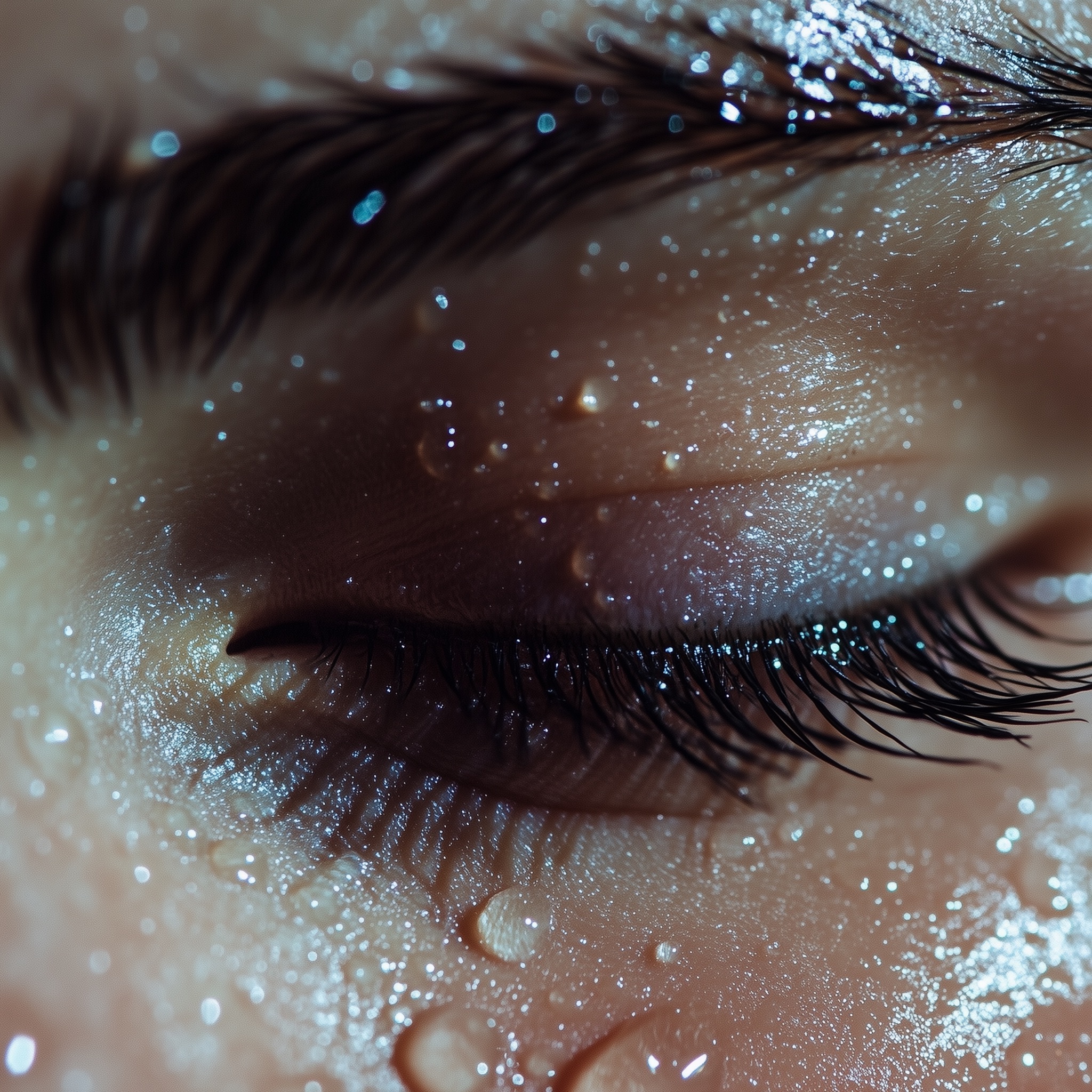 Close-Up Dewy Eye Photo on Lummi