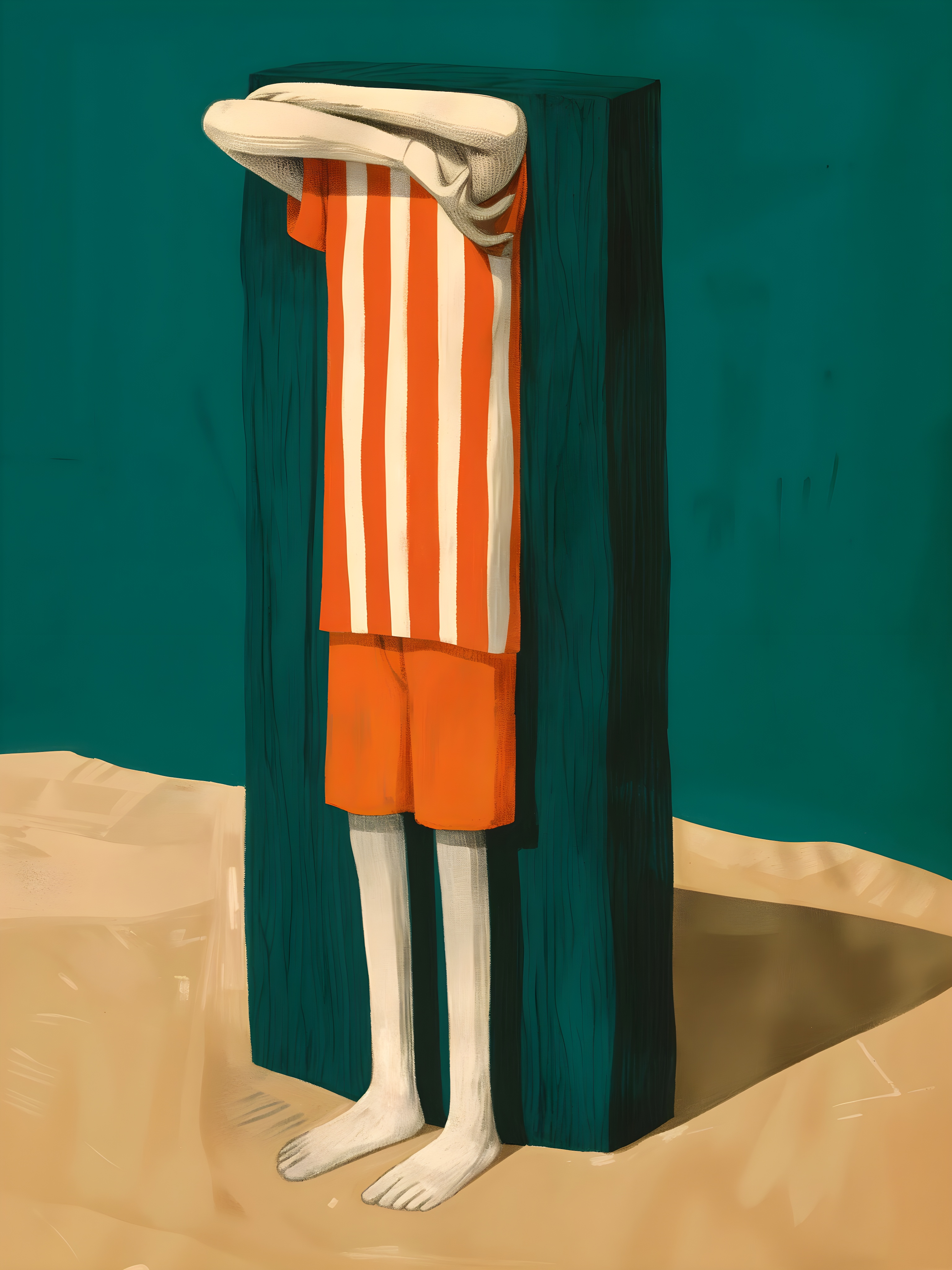 Surreal Figure Illustration Illustration on Lummi