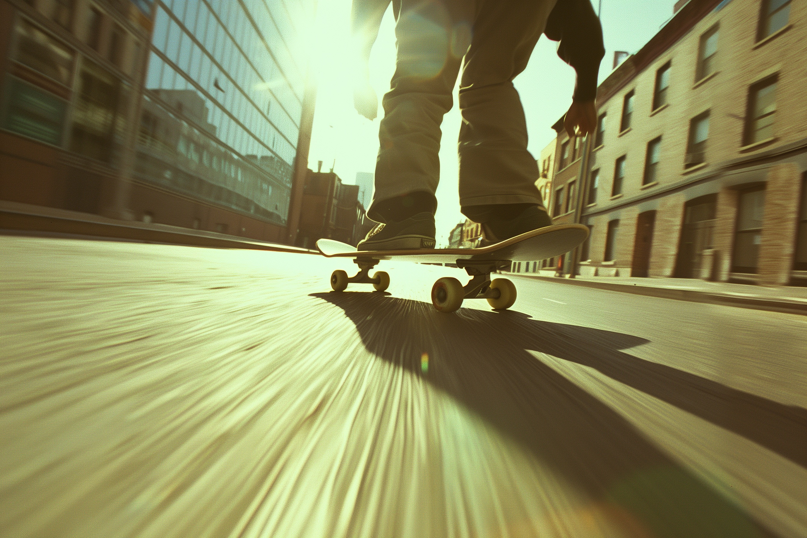 Urban Skateboarding Scene Photo on Lummi