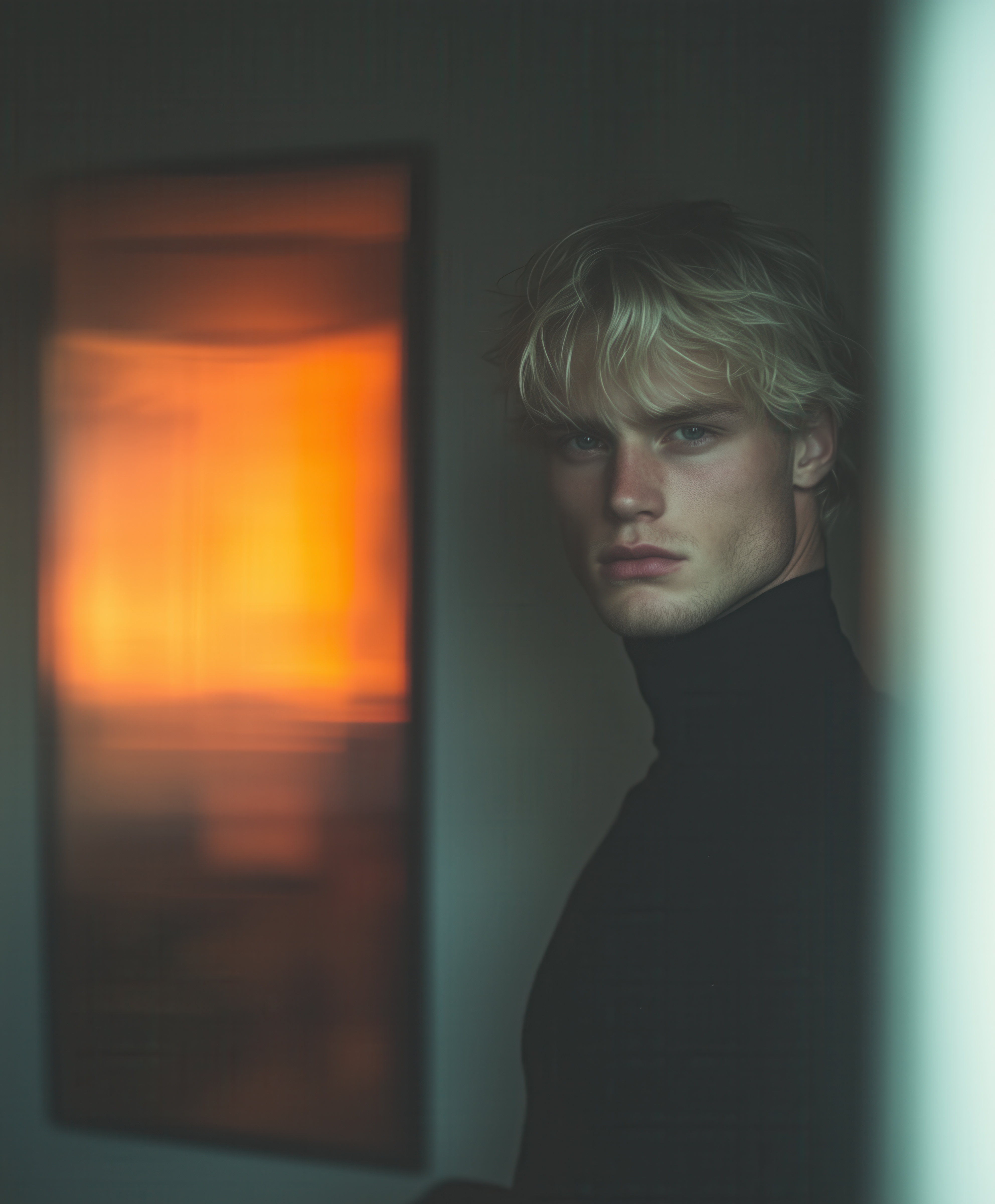 Moody Portrait of Man Photo on Lummi