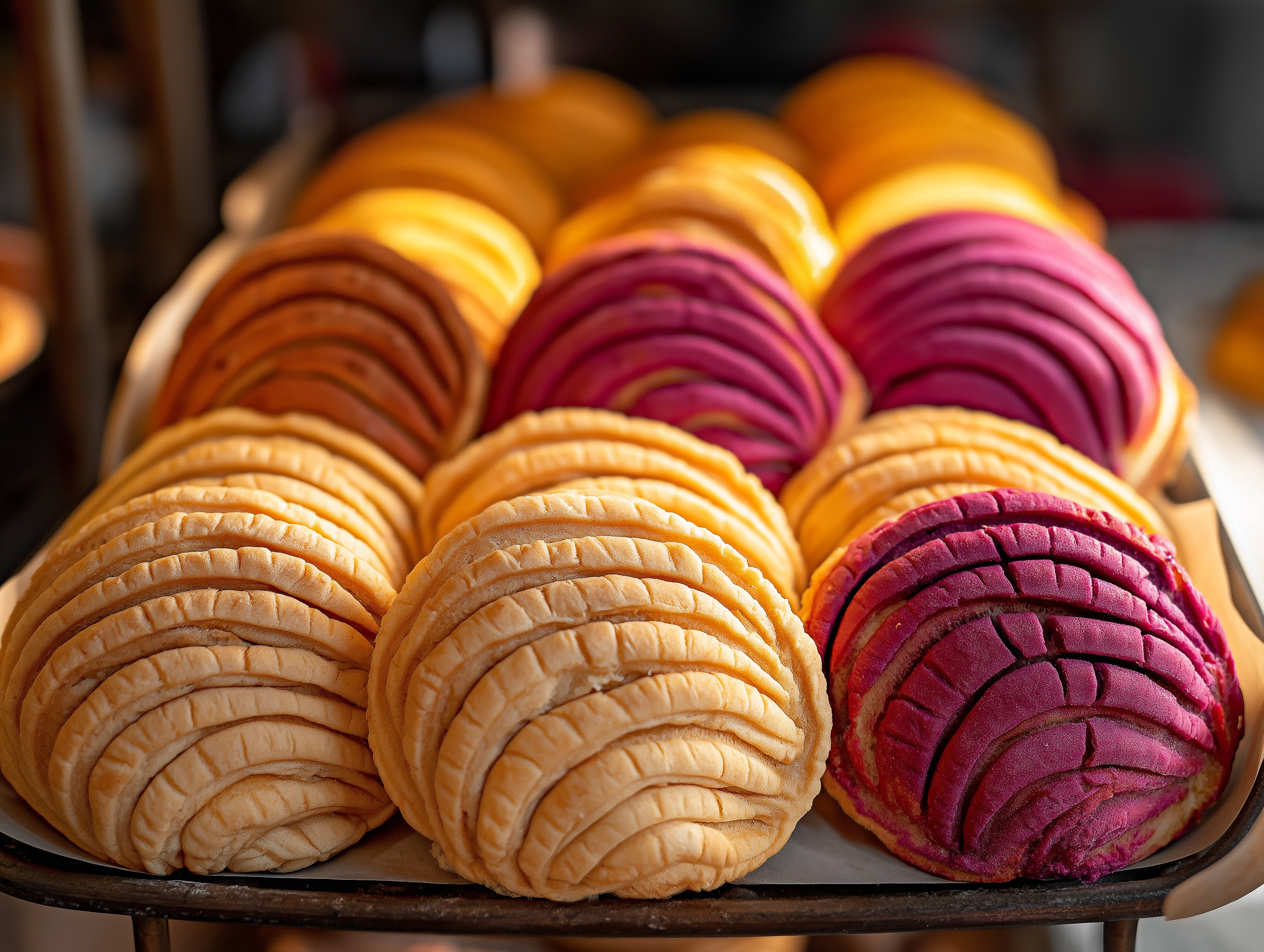 Vibrant Array of Mexican Conchas Photo on Lummi