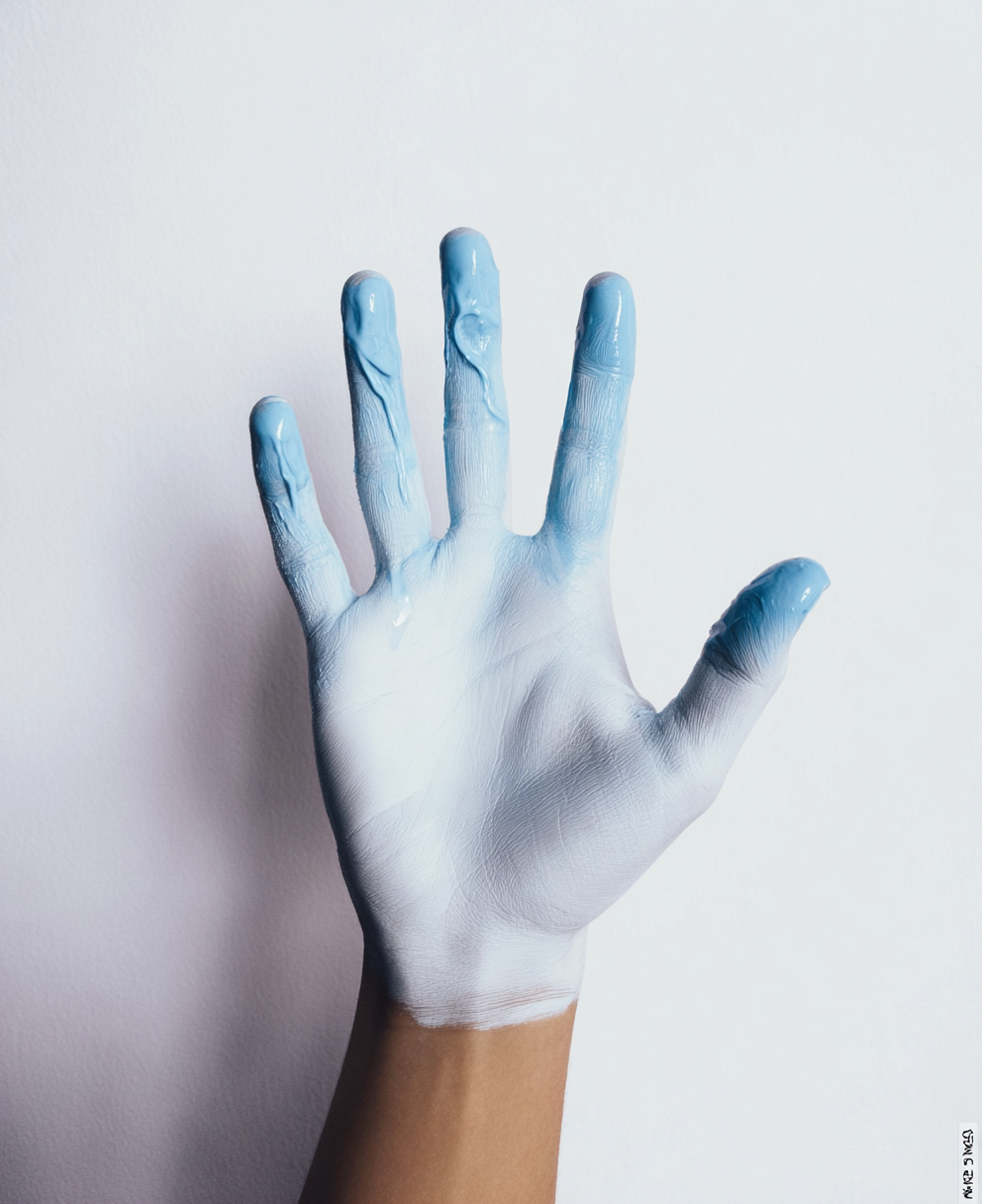 Painted Hand Gradient Photo on Lummi