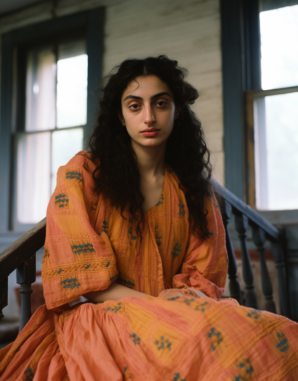 Serene Elegance in Traditional Hues Photo on Lummi