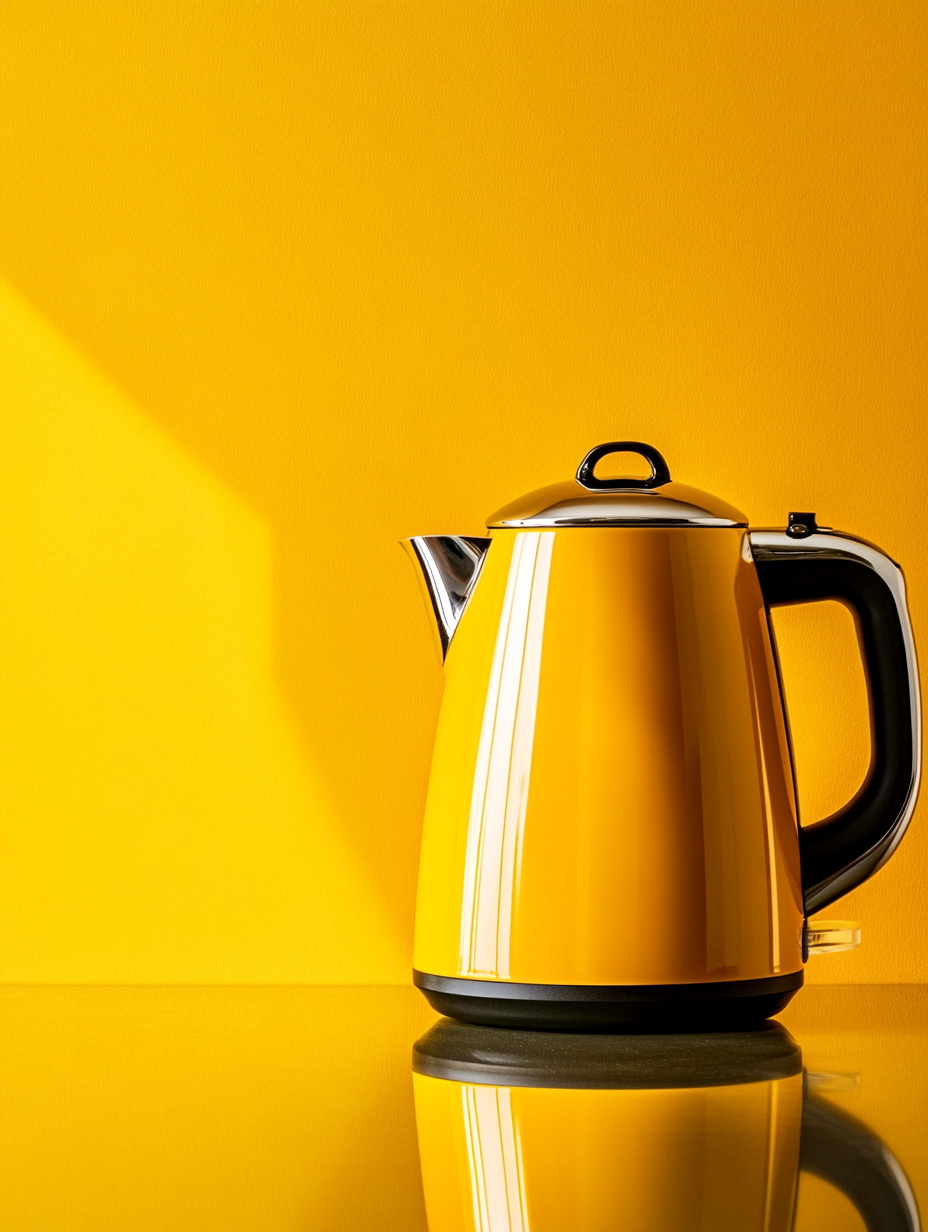 Modern Yellow Kettle Photo on Lummi