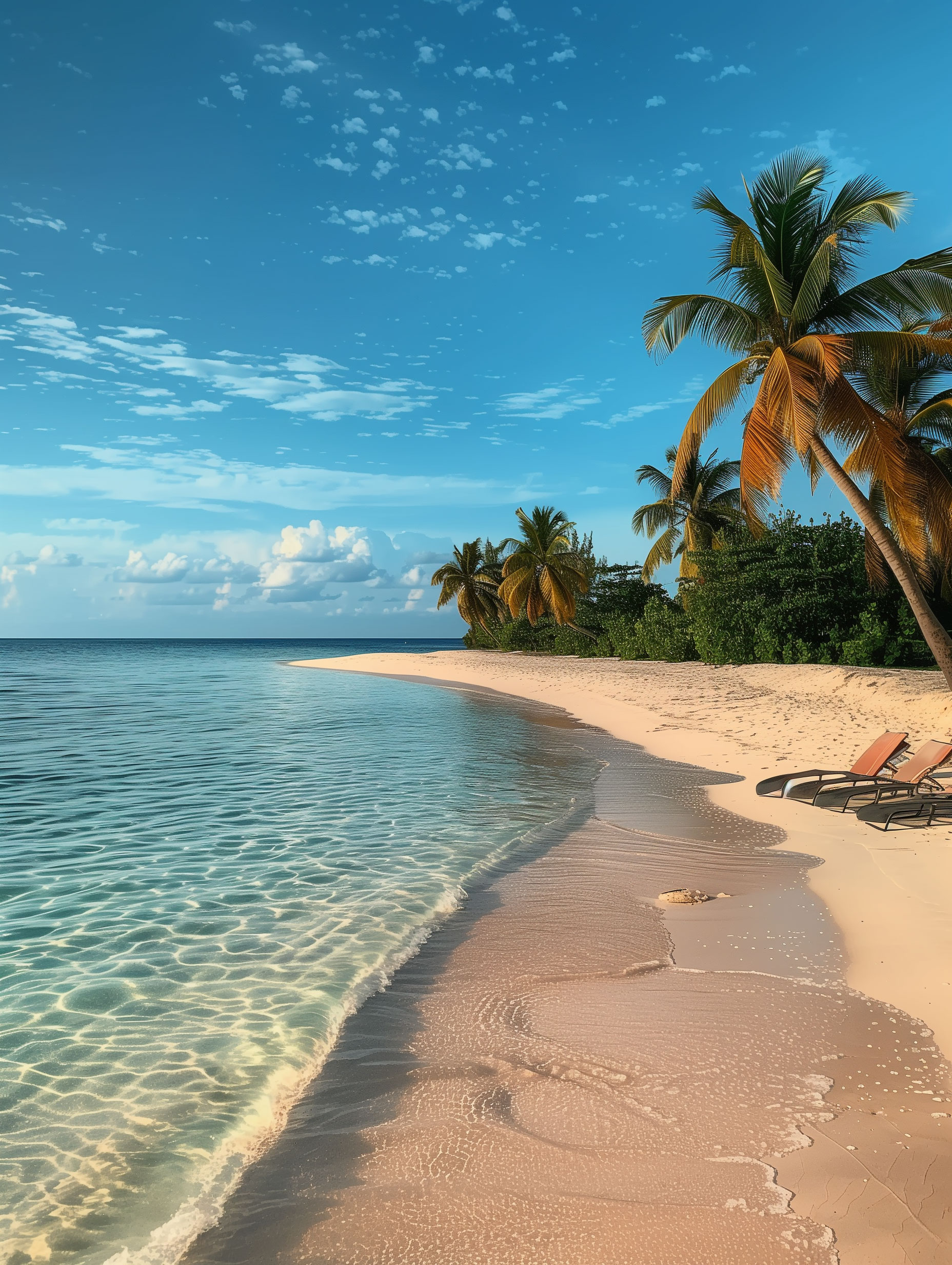 Serene Tropical Beach Photo on Lummi