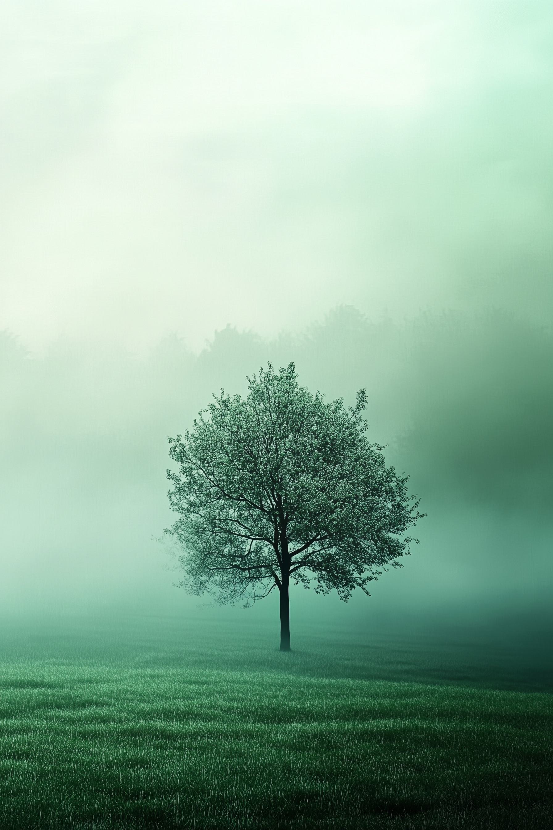 Serene Tree Landscape Photo on Lummi