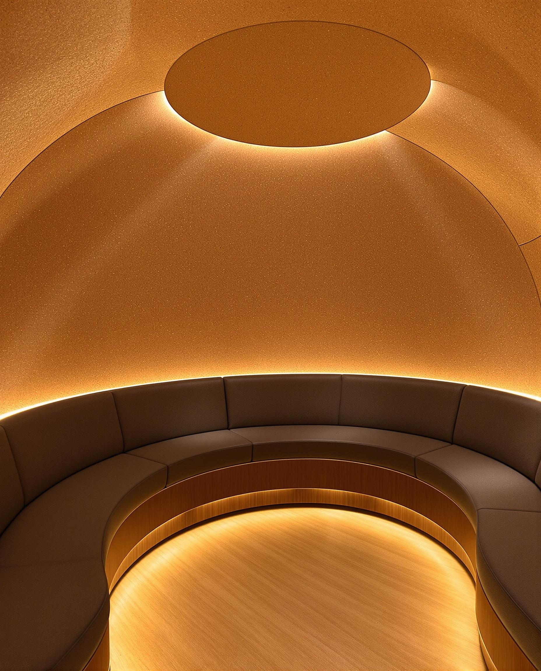 Modern Circular Seating Photo on Lummi