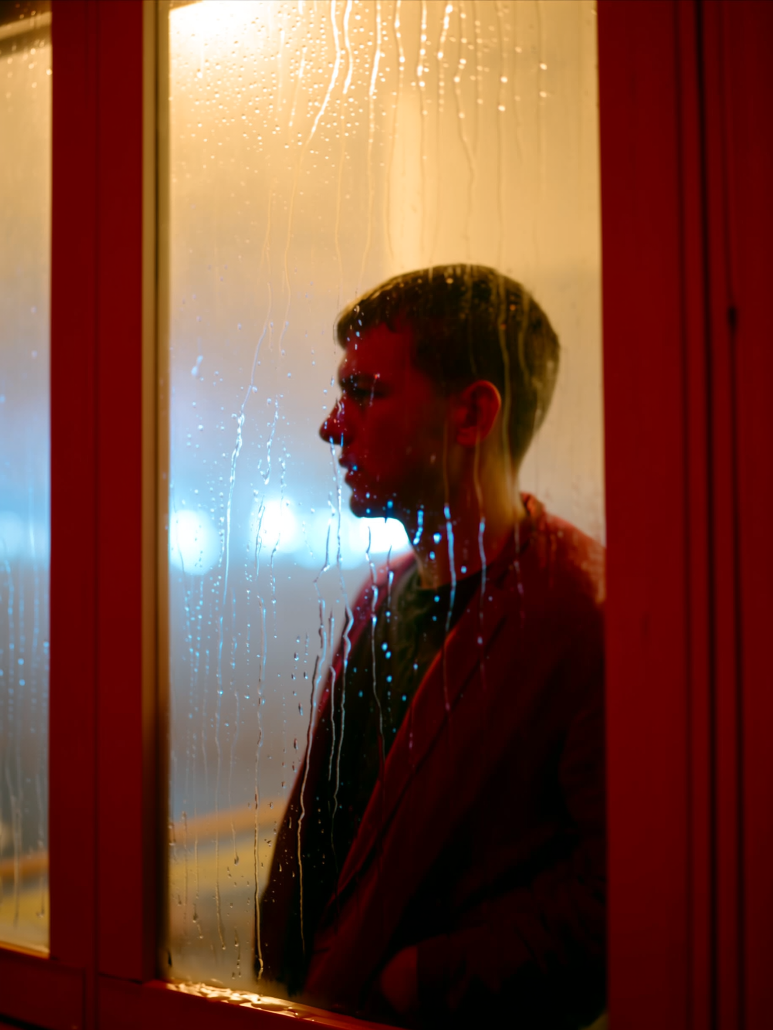 Rainy Window Portrait Photo on Lummi