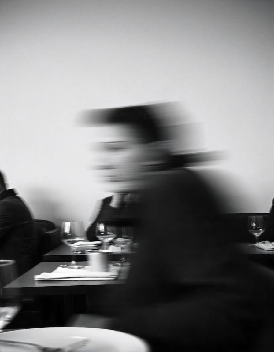 Blurred Figure in Restaurant Photo on Lummi