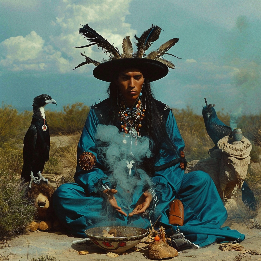 Traditional Ritual in Desert Photo on Lummi