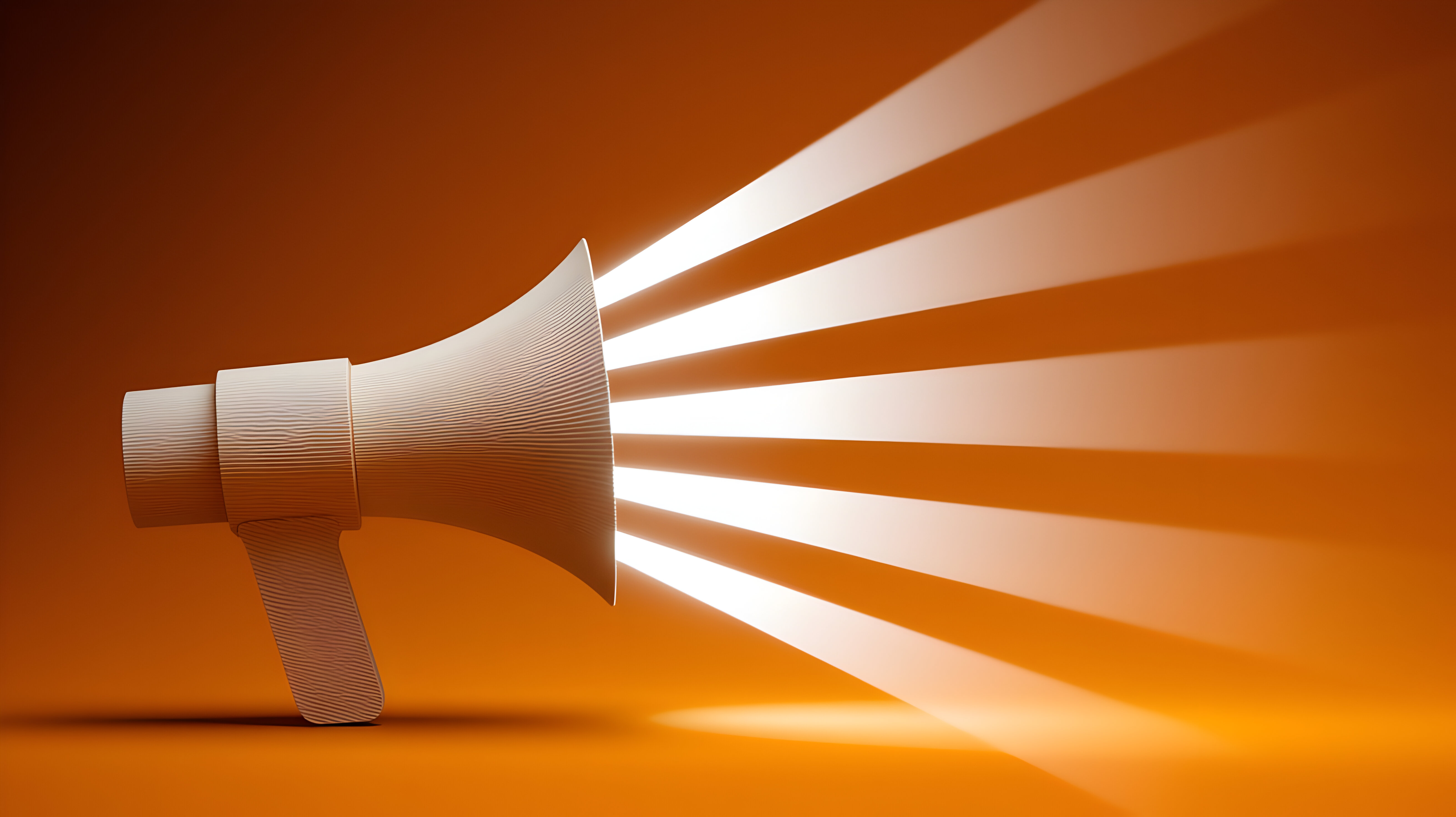Stylized Megaphone Art Illustration on Lummi