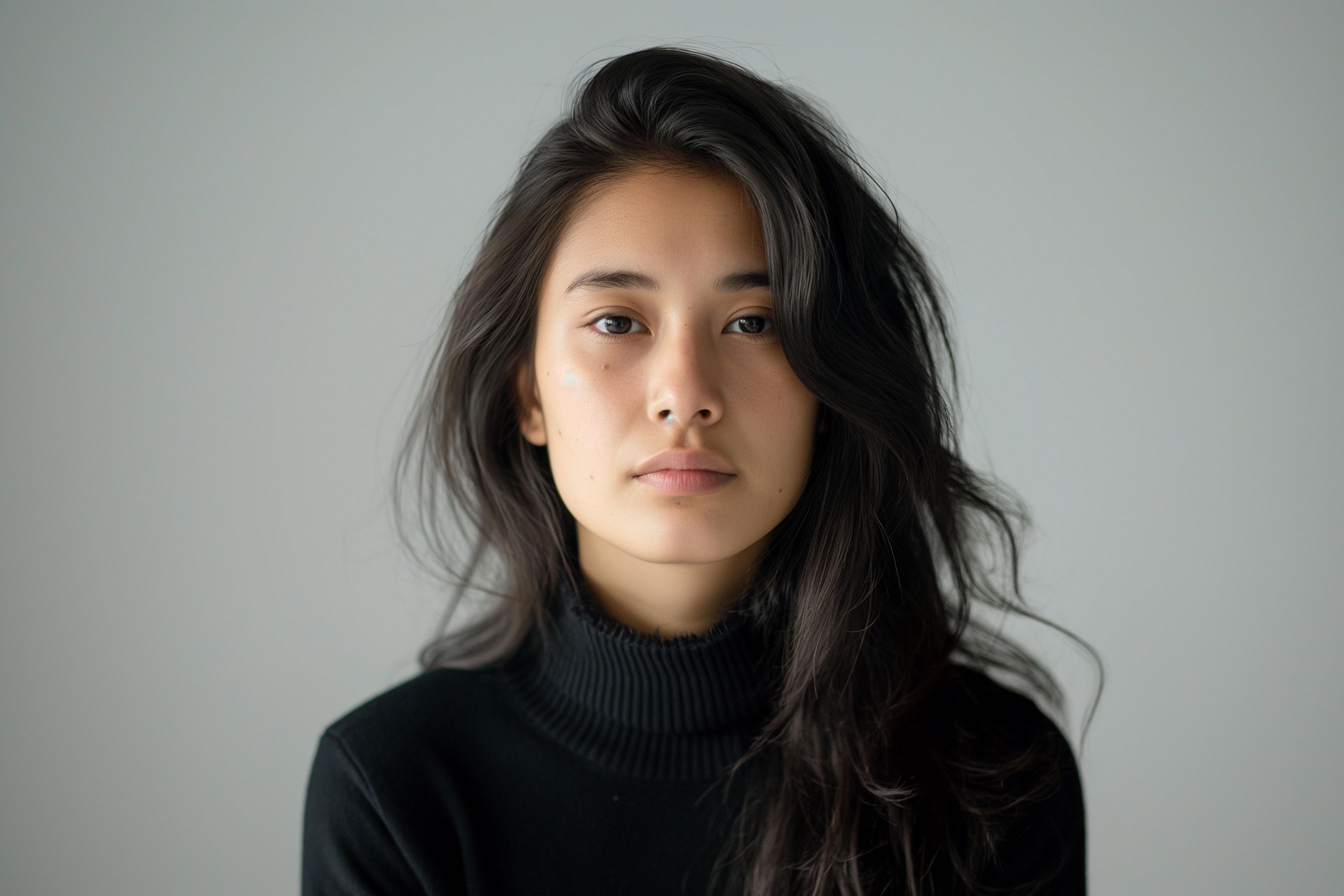 Introspective Woman Portrait Photo on Lummi