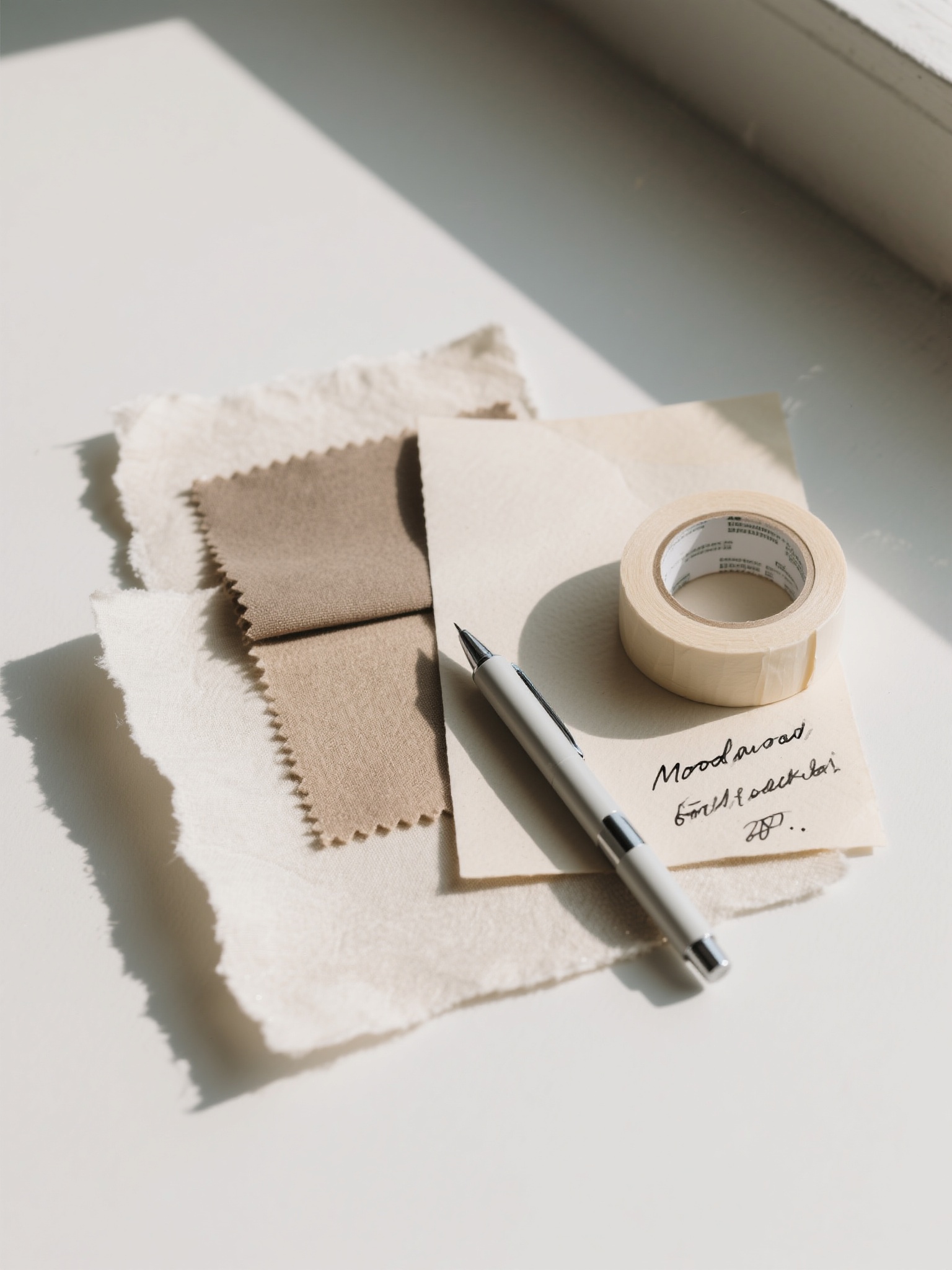 Neutral Stationery Flat Lay Photo on Lummi