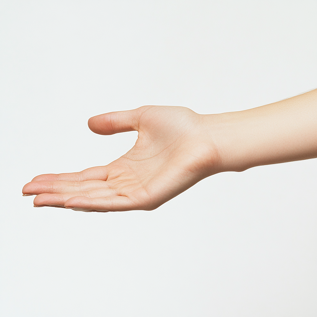 Open Hand Gesture Photo on Lummi