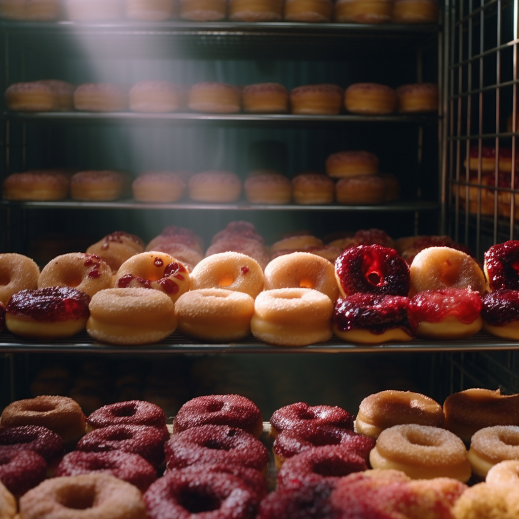 Lummi Photo - Doughnut Delight Display