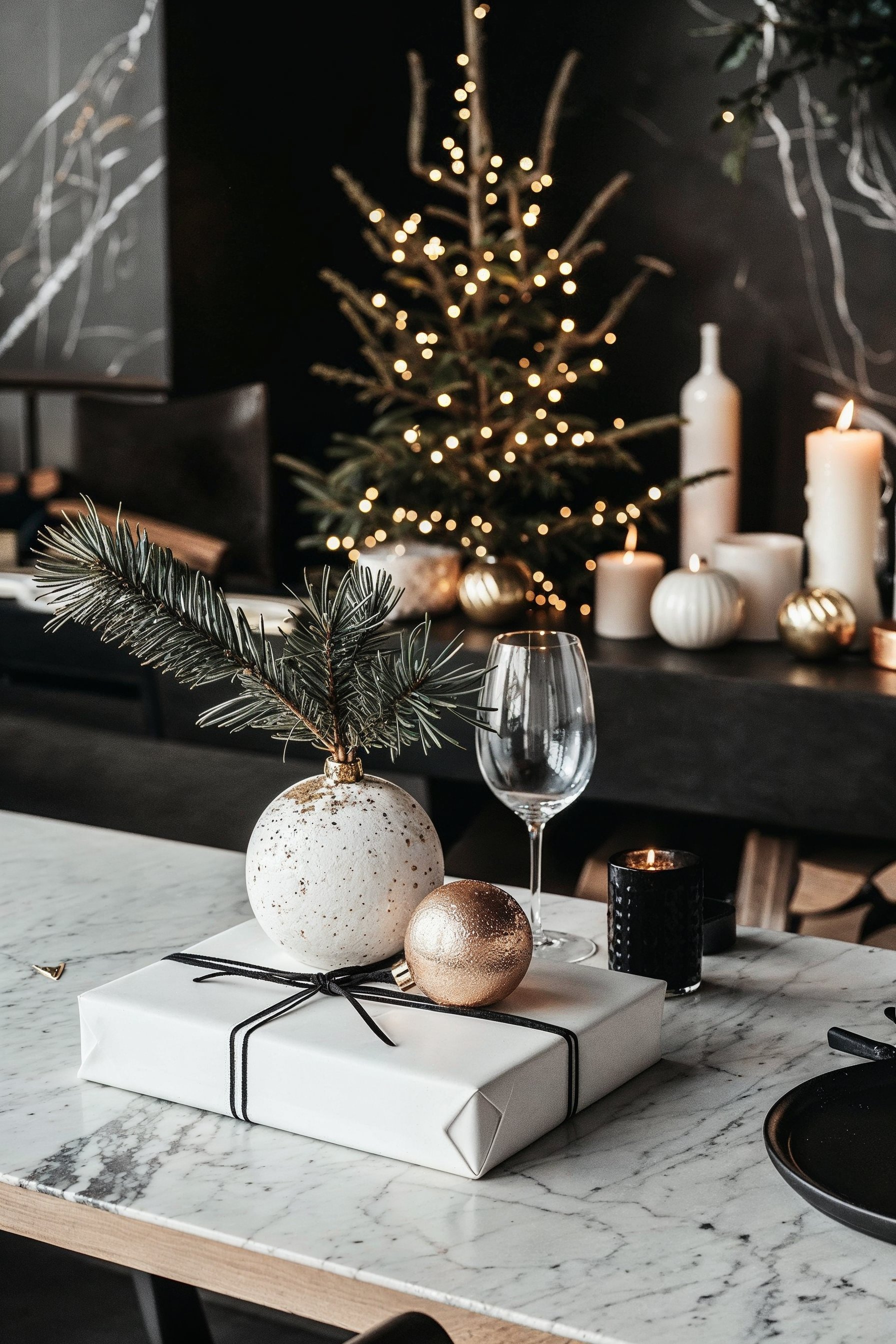 Elegant Holiday Tableau Photo on Lummi