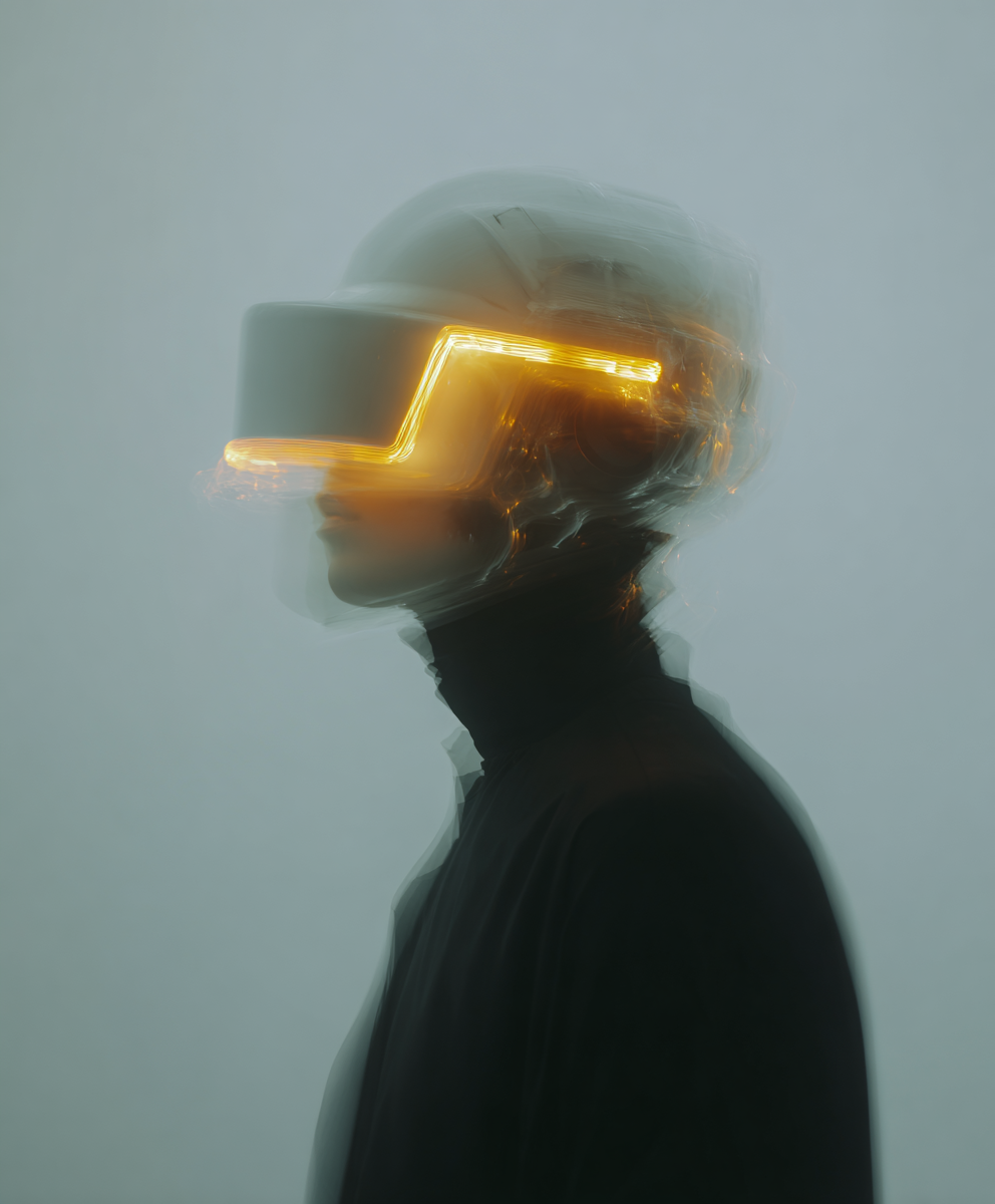 Futuristic Visor Portrait Photo on Lummi