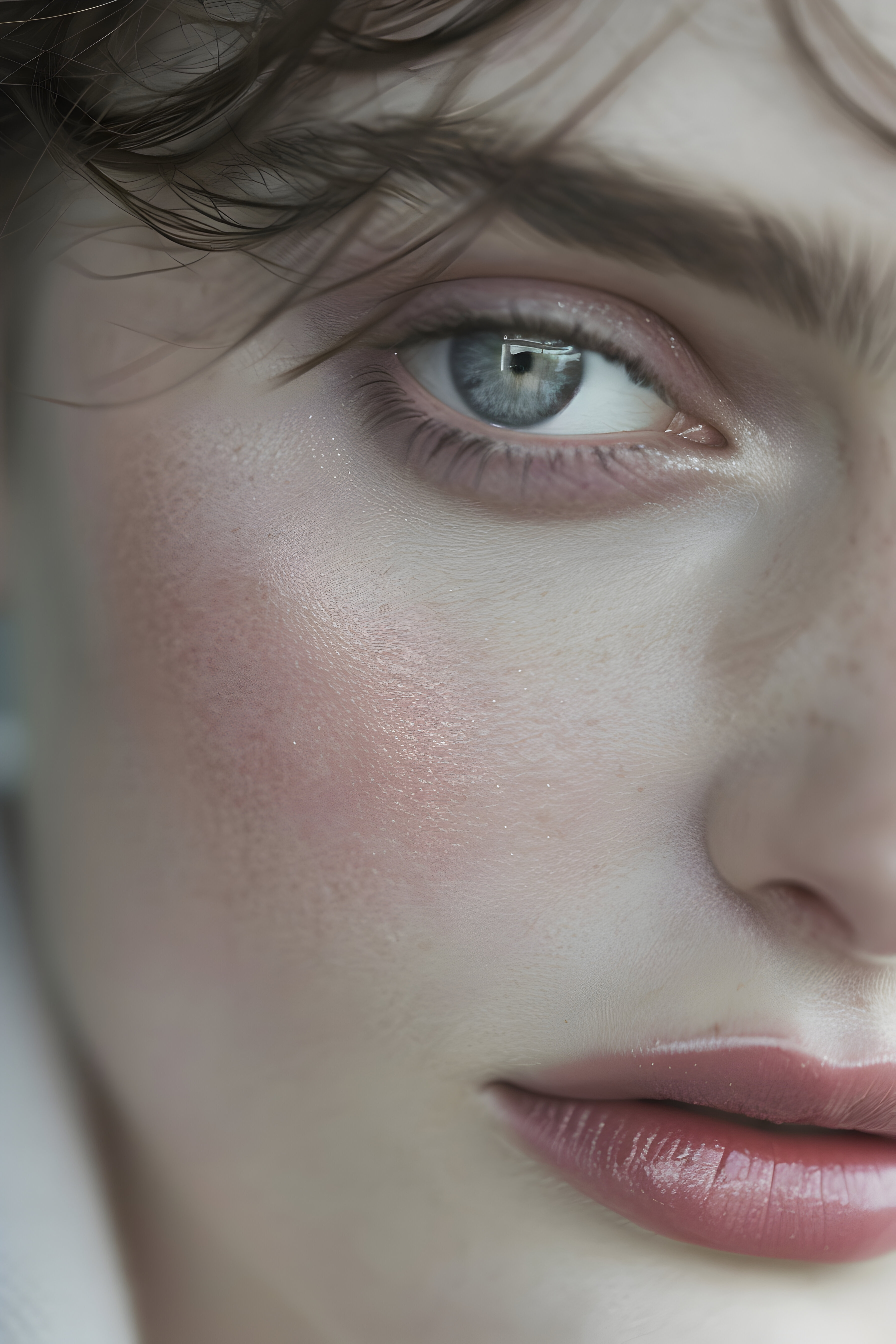 Close-up of Human Face Photo on Lummi