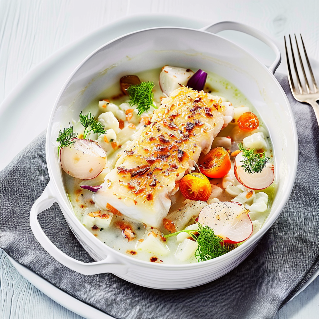 Lummi Photo - Elegant Grilled Fish Dish Presentation