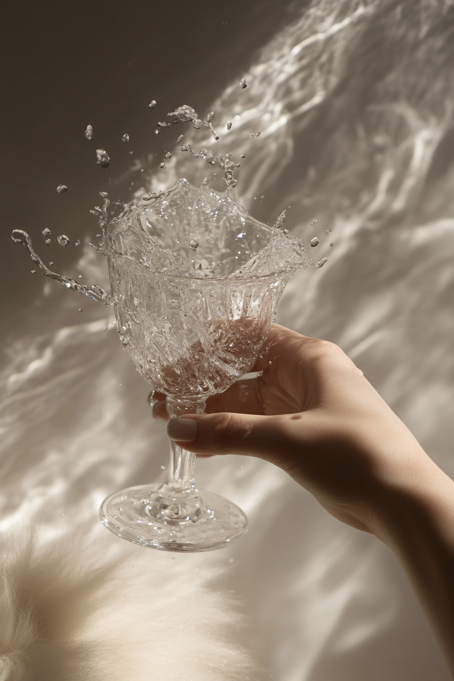Elegant Water Splash Photo on Lummi